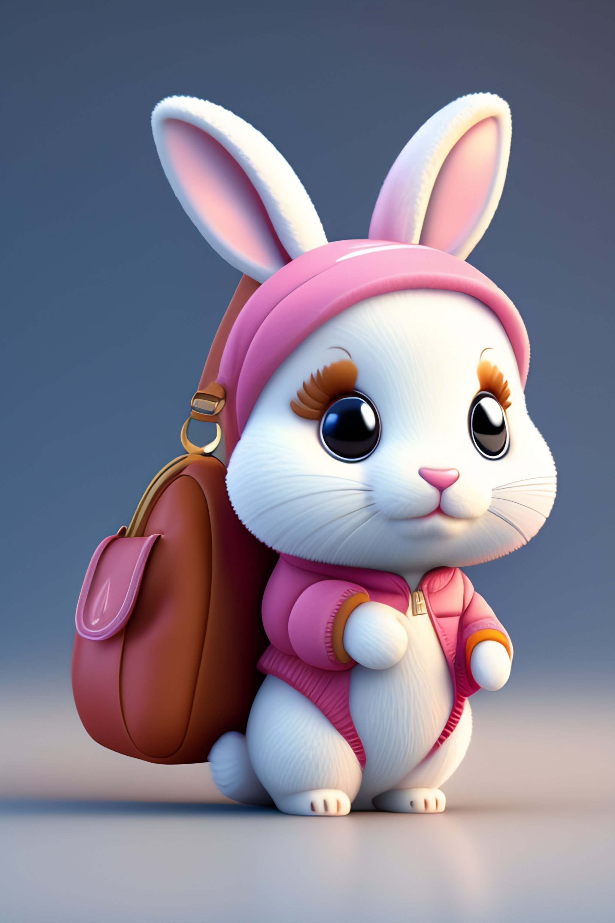 Lexica - Cute and adorable anthropomorphic rabbit in delivery suit of ...