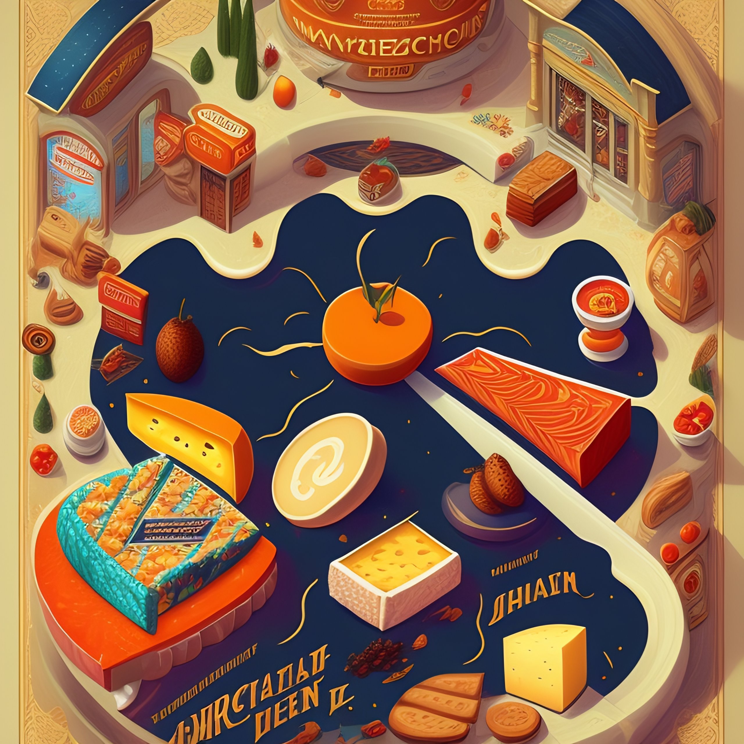 Lexica - Cheese revolution, by wasim kashin, trending on artstation