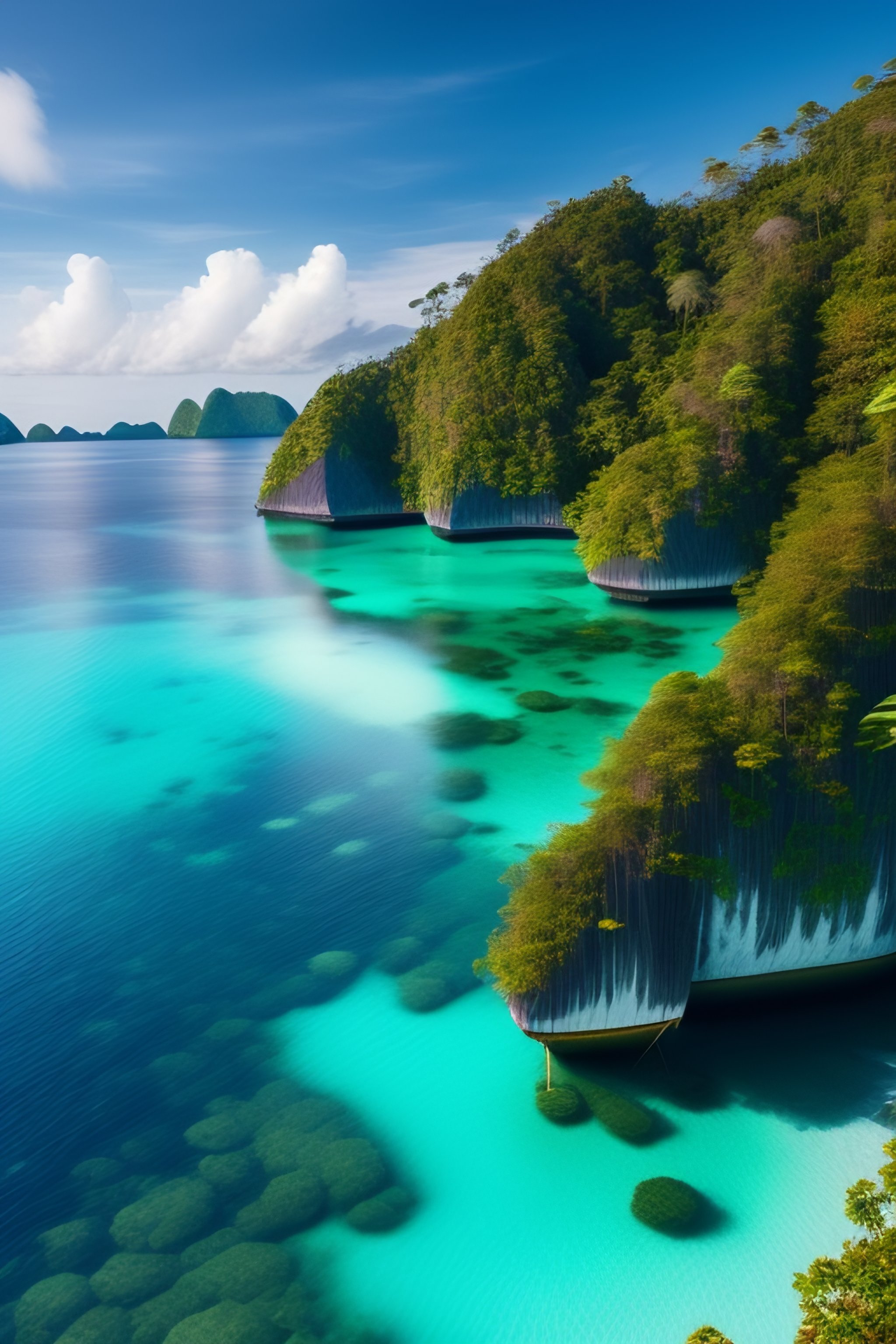 Lexica - Beautiful vista of raja ampat