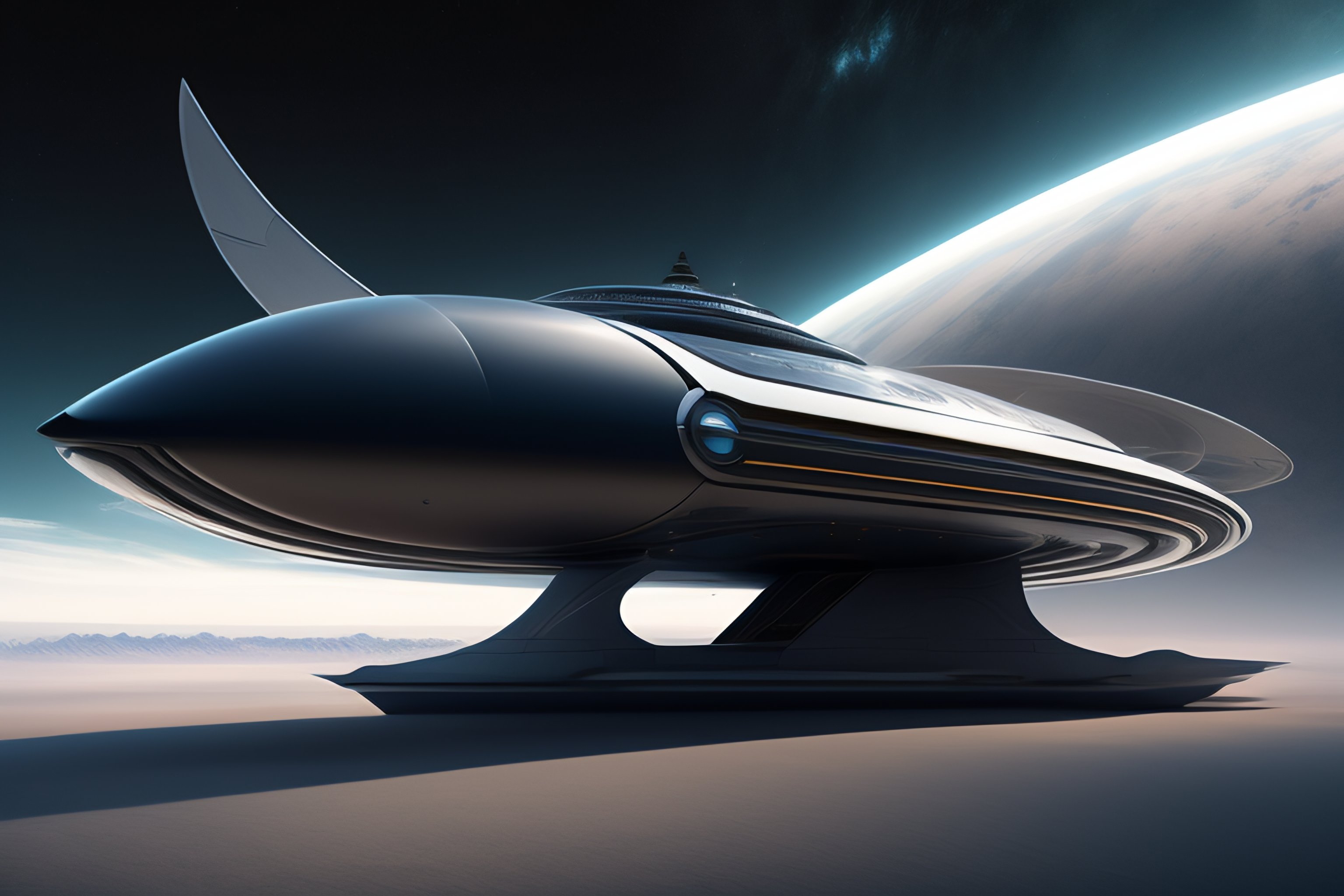 Lexica - Spaceship panorama, sci-fi, Hans Rudolf «Rüdi» Giger