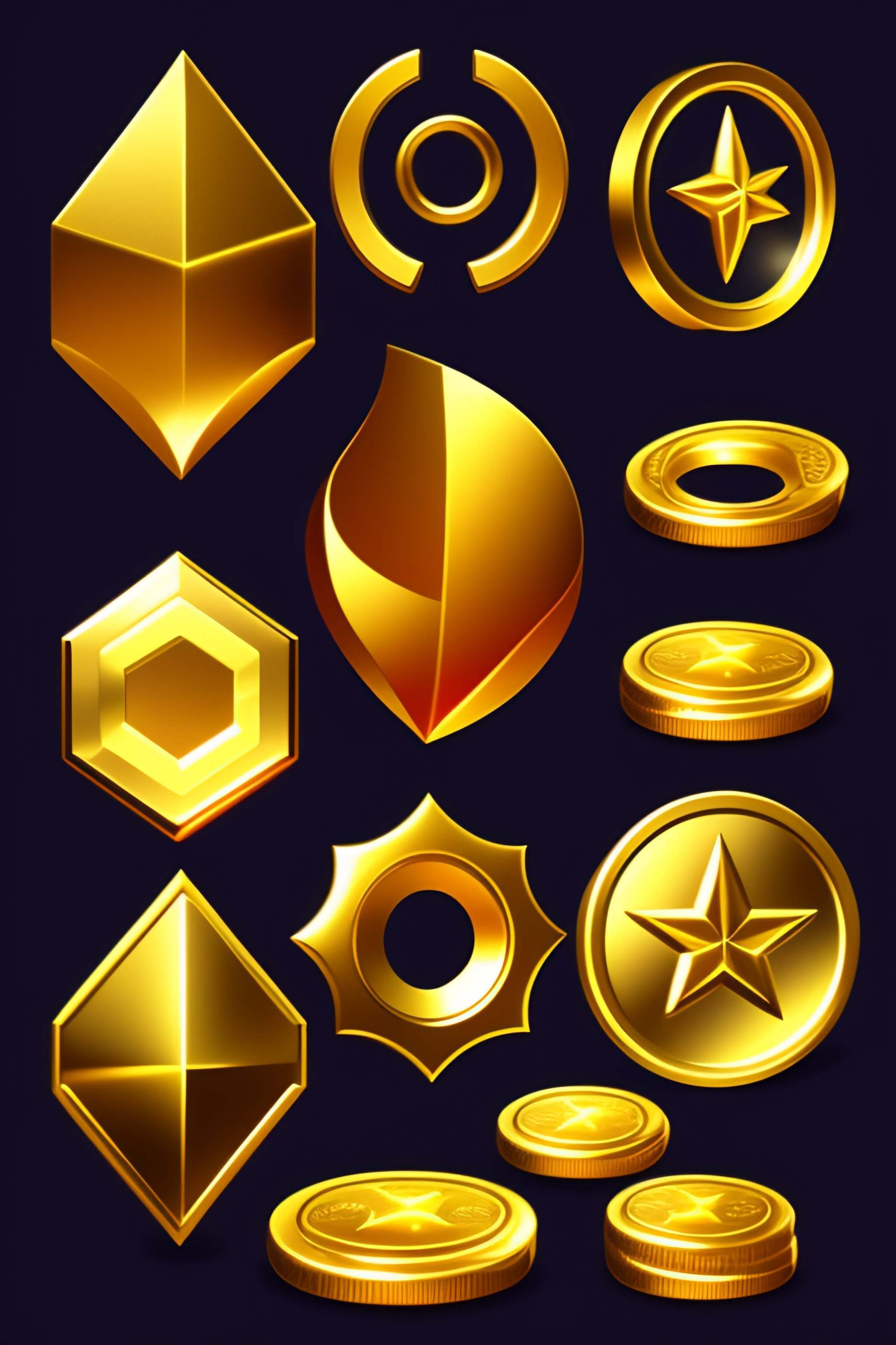 Lexica - Https://cdn3.vectorstock.com/i/1000x1000/10/22/gold-coins-icon ...