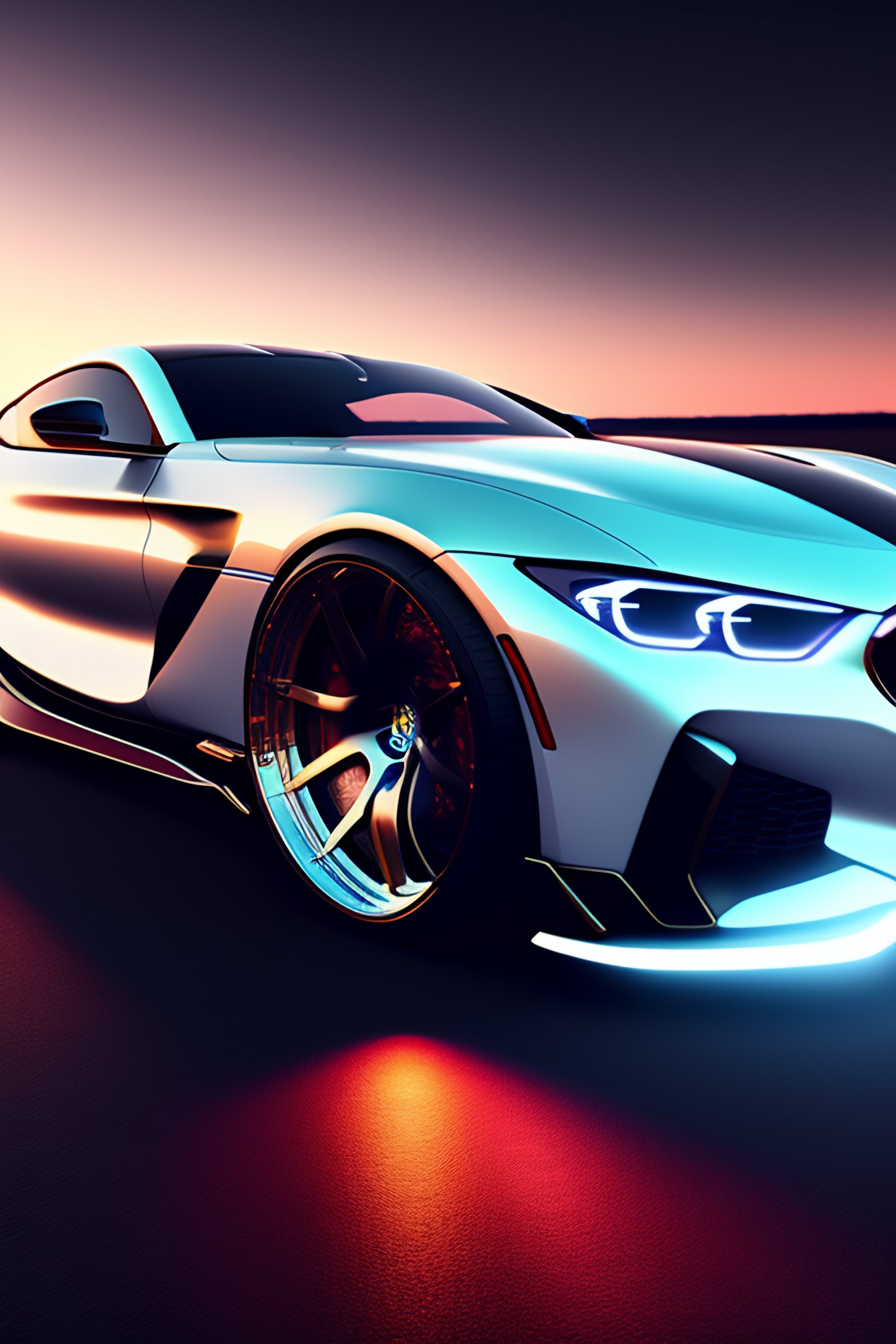 Lexica - Luxury sports car , mystic aura , glowing , rim lighting , 4k ...
