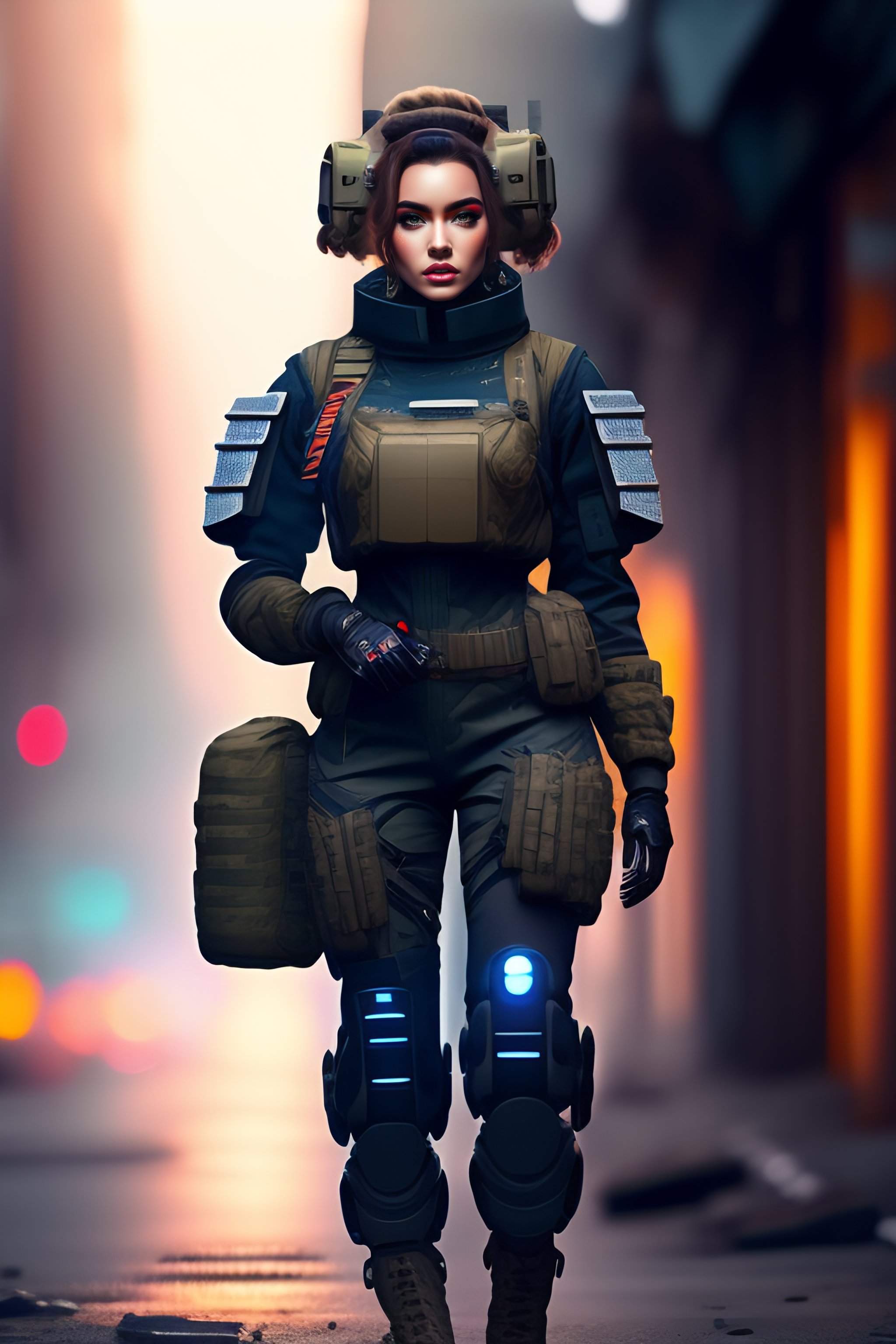 Futuristic Armor Girl