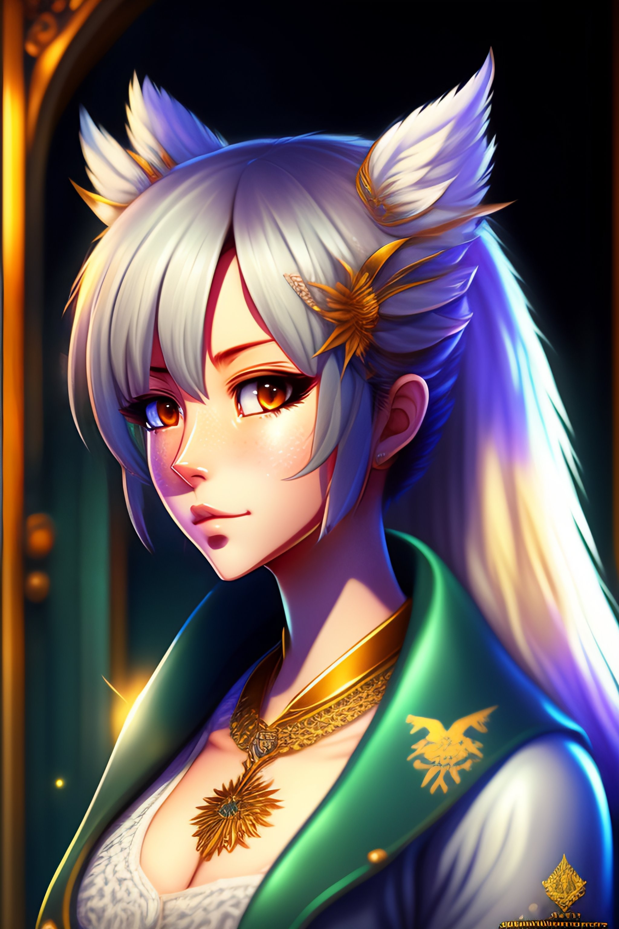 Lexica - Owl hedwiga anime style