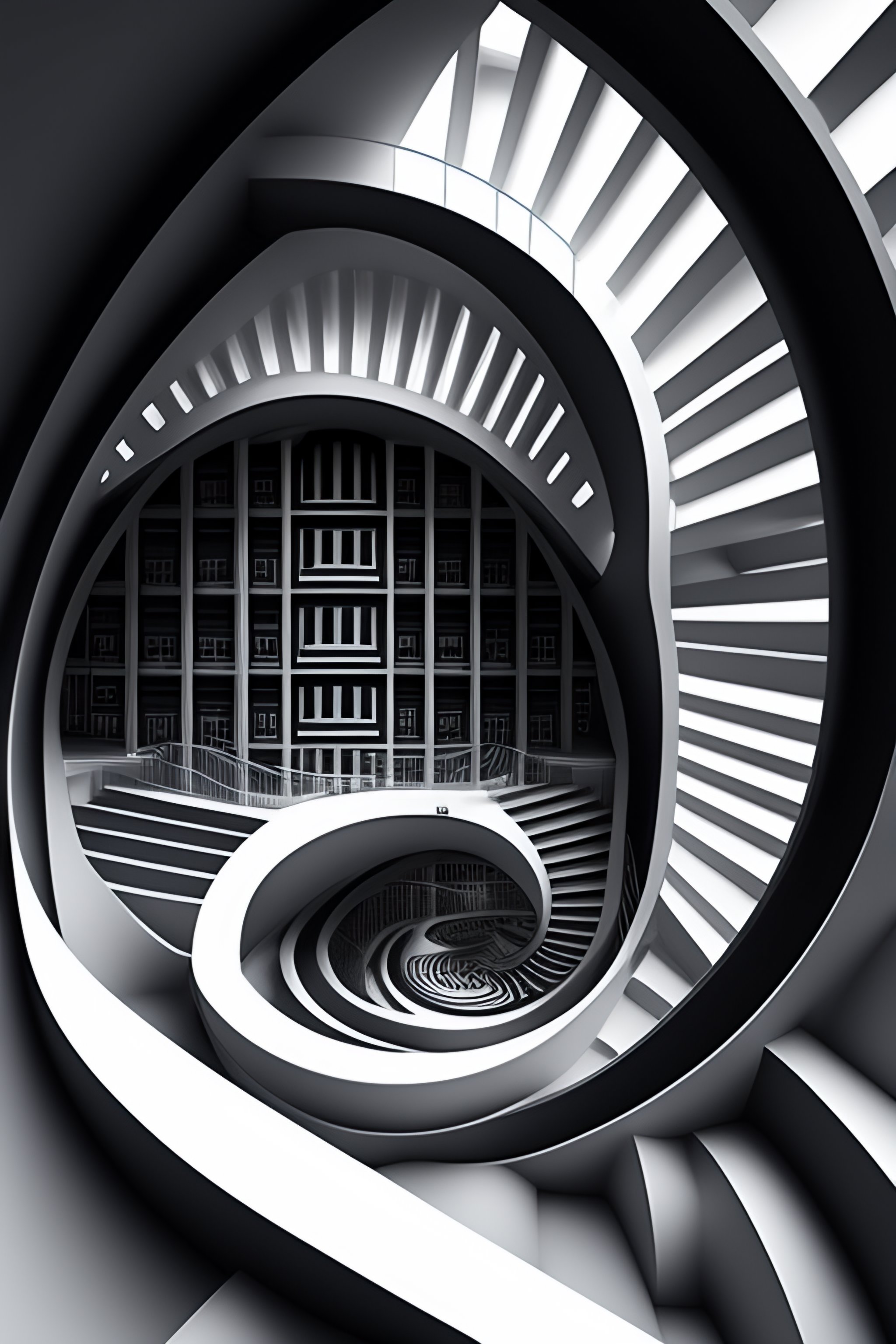 Lexica - Escher inspired AI art