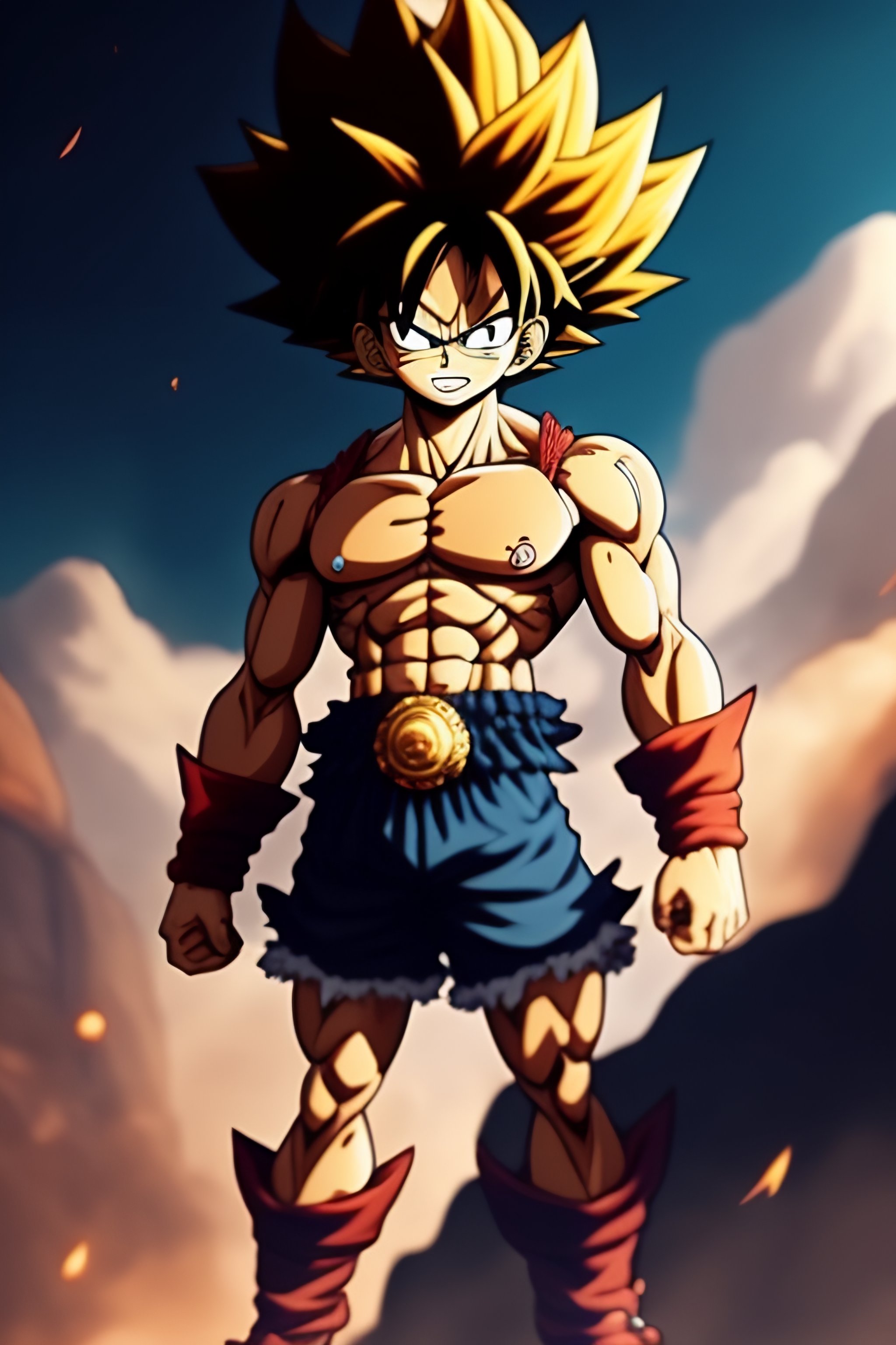 Goku Luffy Fusion