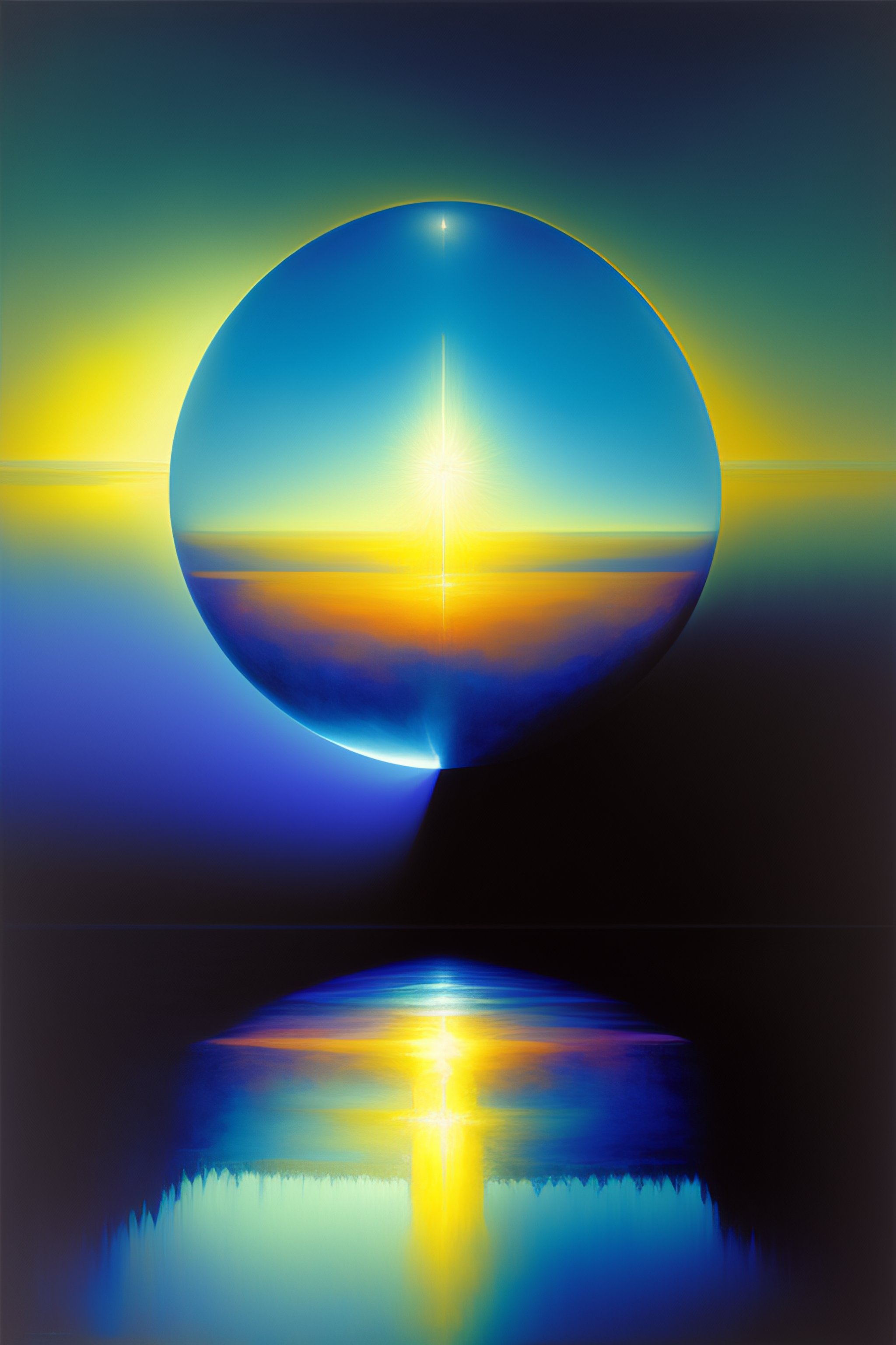 Lexica - Worshippers in robes huddled around a very complex gigantic ...