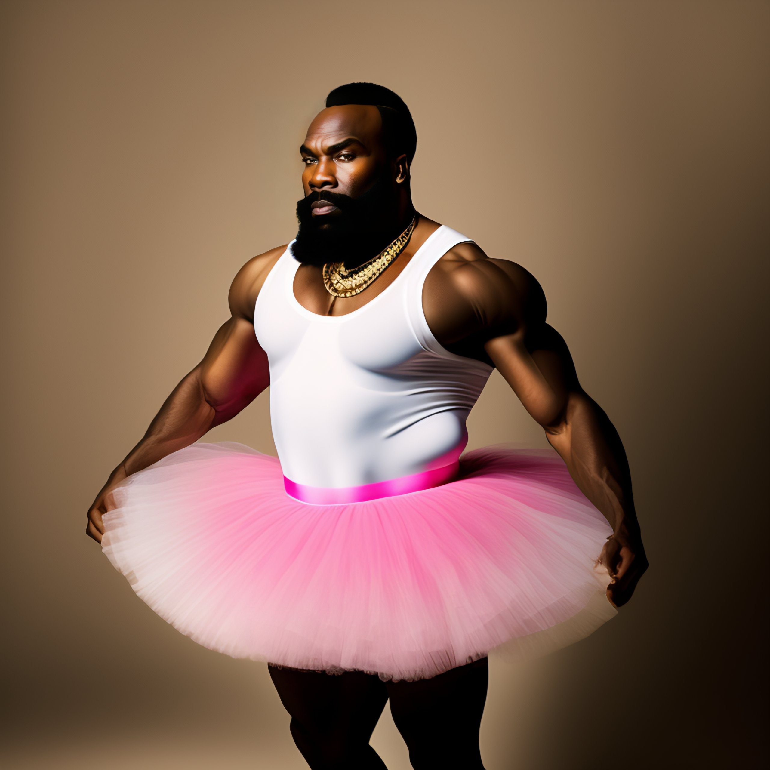 Lexica - Mr. T in a ballerina tutu