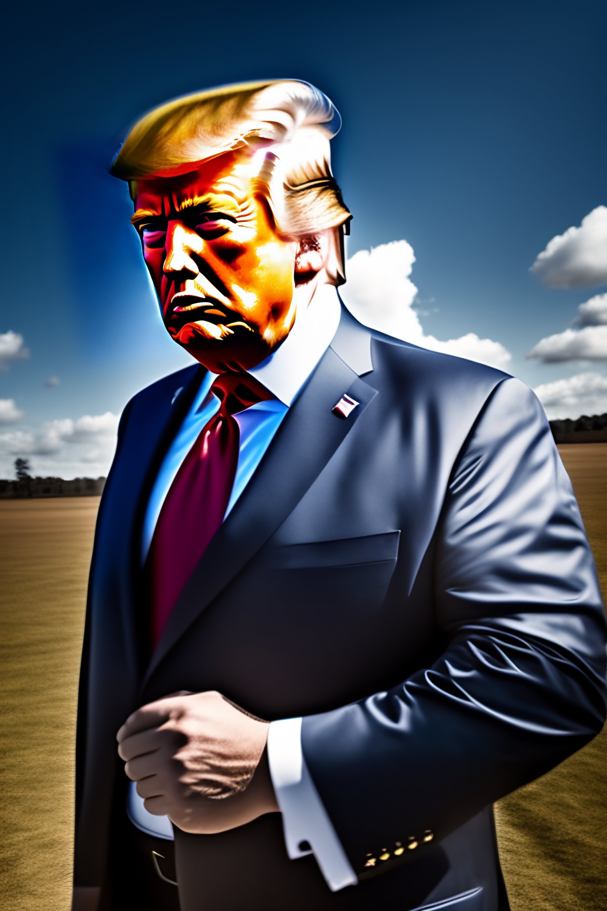 Lexica - Picture of a man that is giving trump supporter vibes