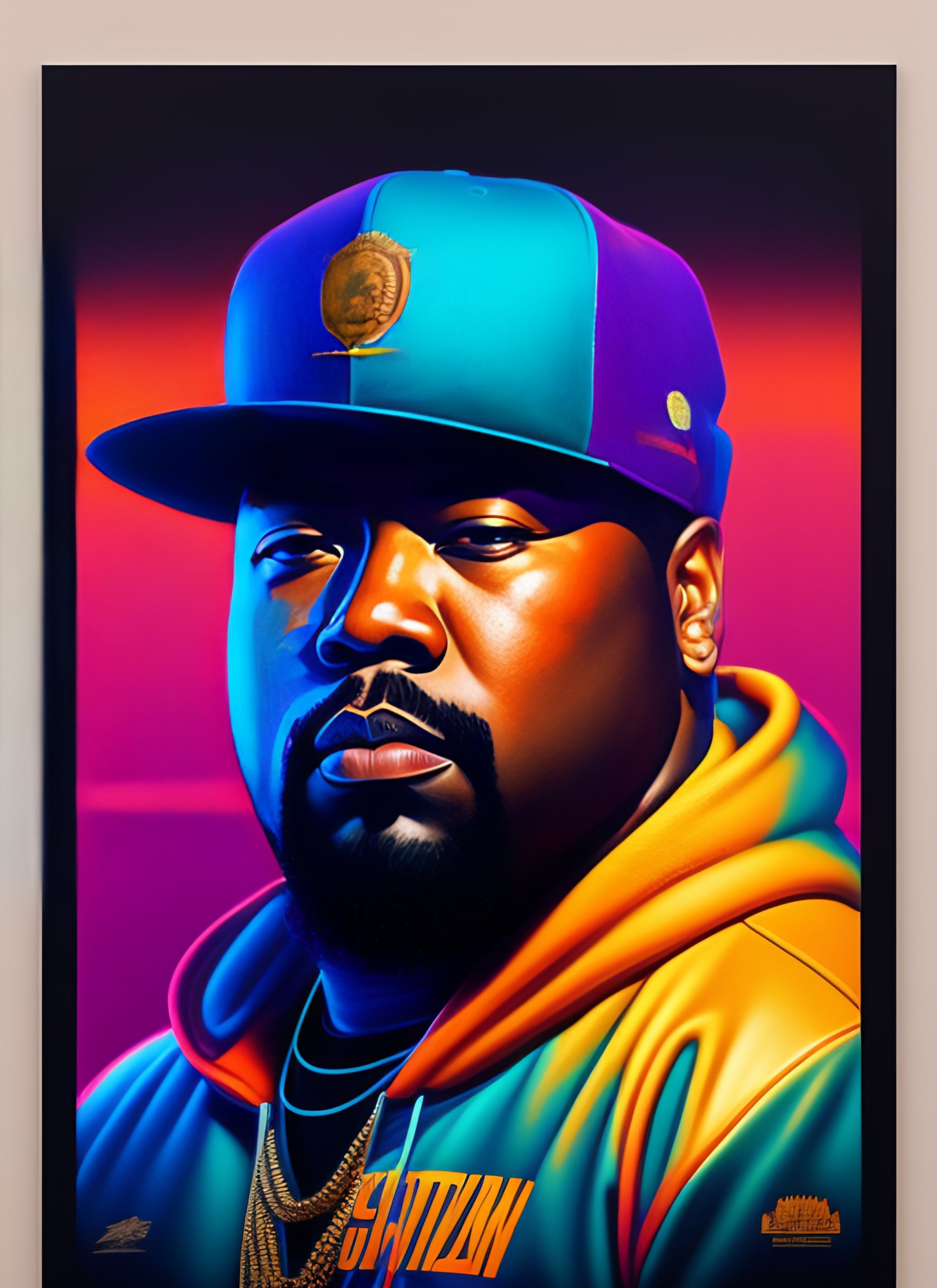 Lexica - Portrait of gangster John Goodman; full body hiphop streetwear ...