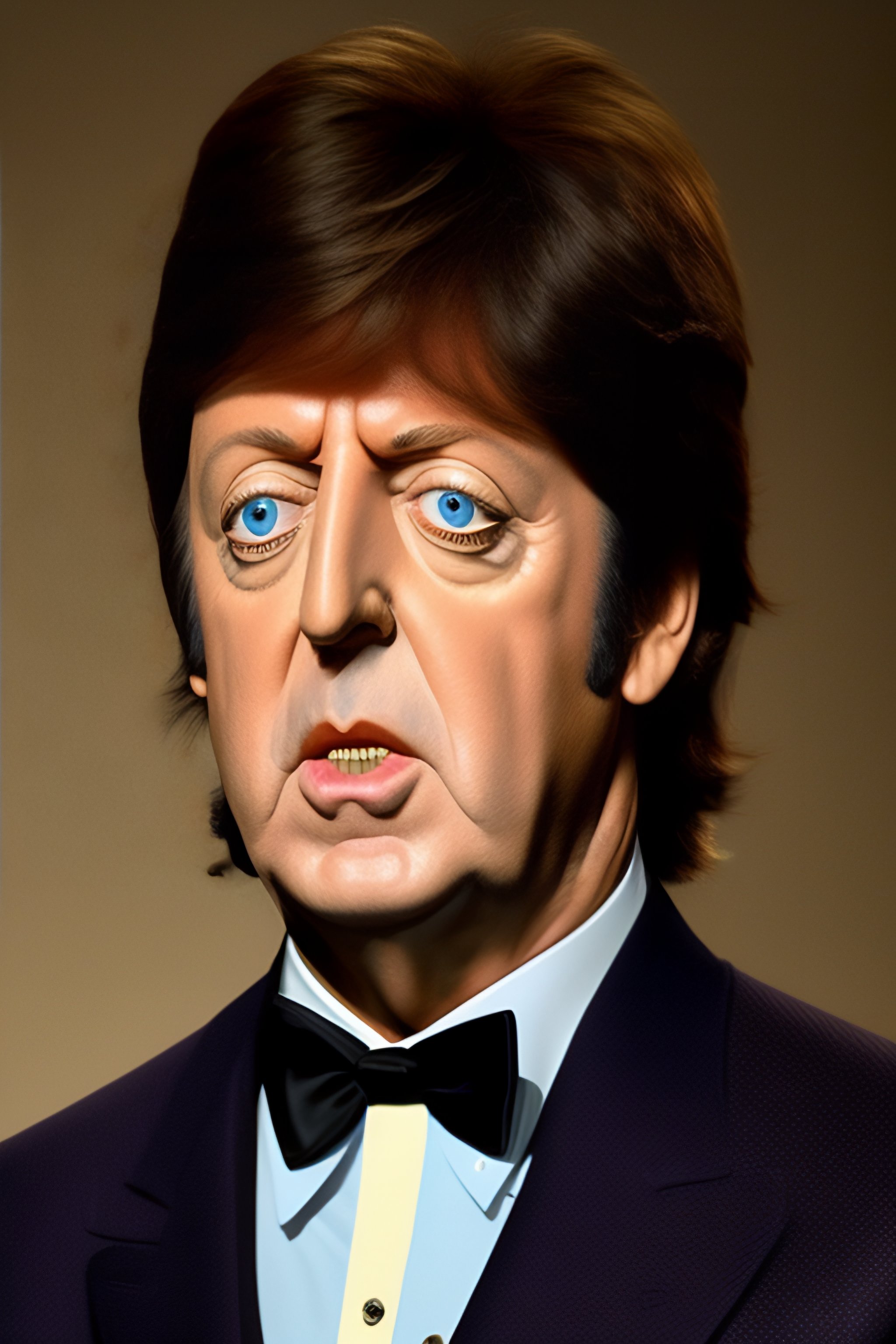 Lexica - Paul McCartney as a muppet, playing bass
