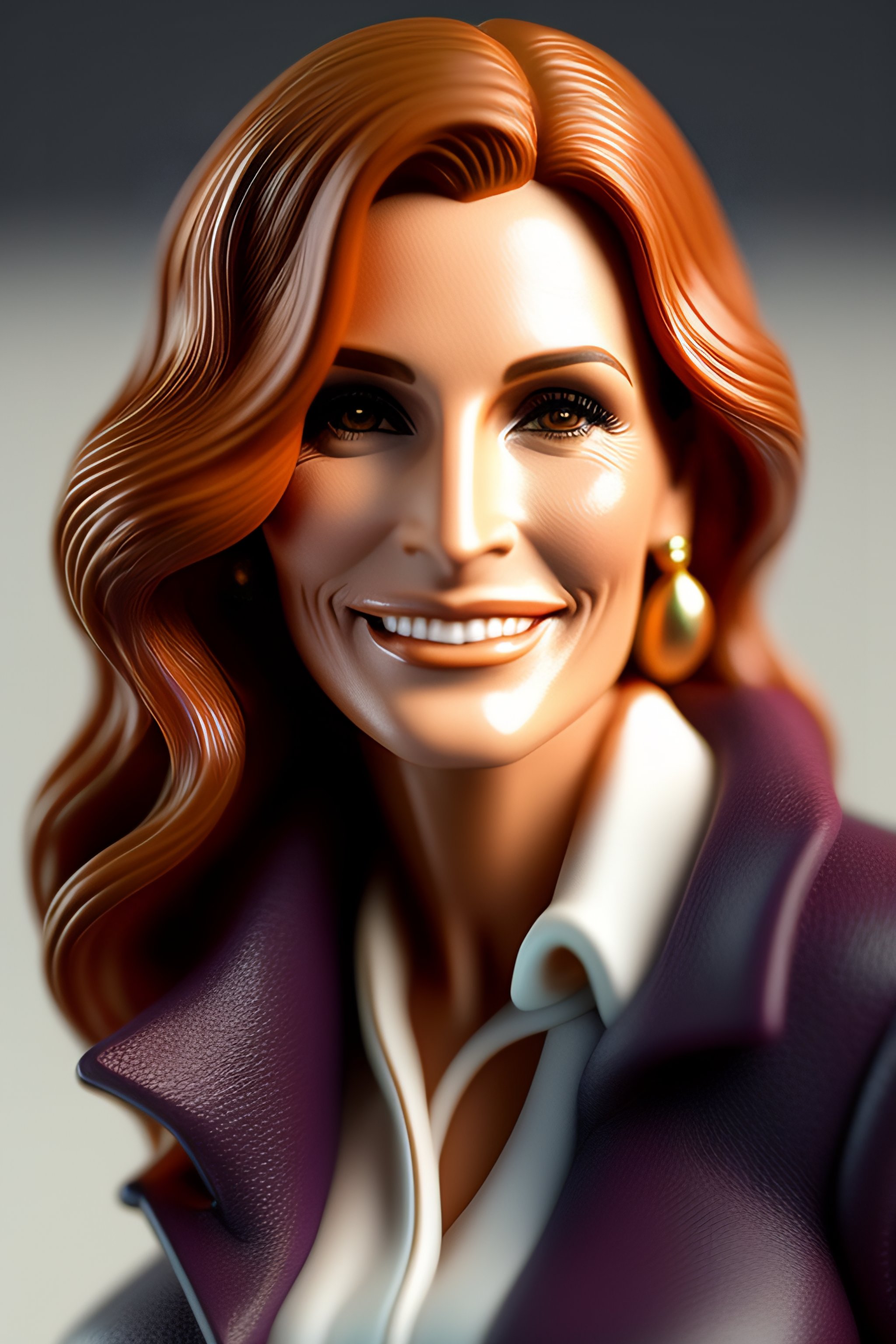 Lexica - Julia Roberts action figure 3d rendering