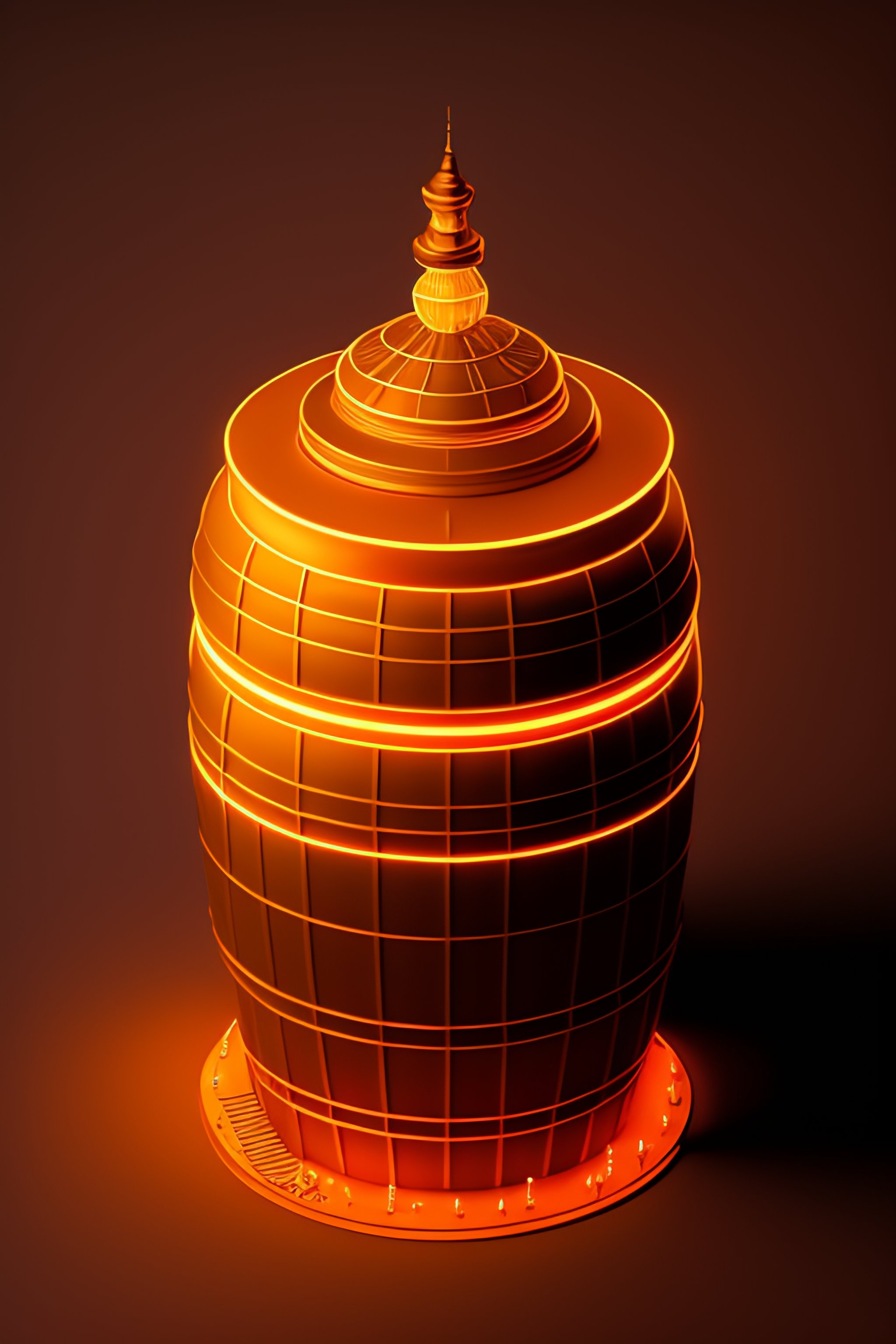 Lexica - Knoxville sunsphere with a bourbon barrel as the top ...