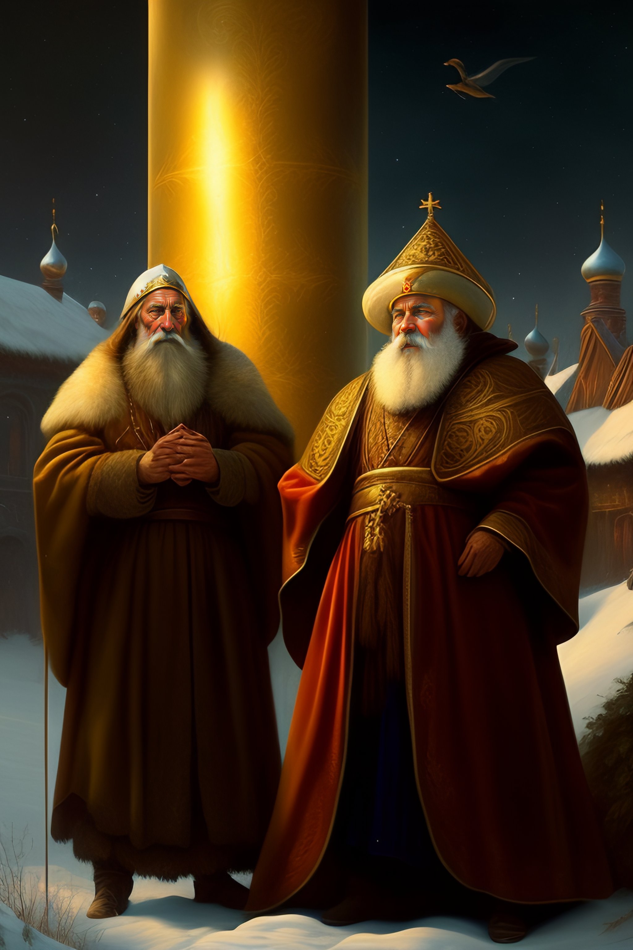 Lexica - Russian folk fairytale, story, star of belen, nativity three ...