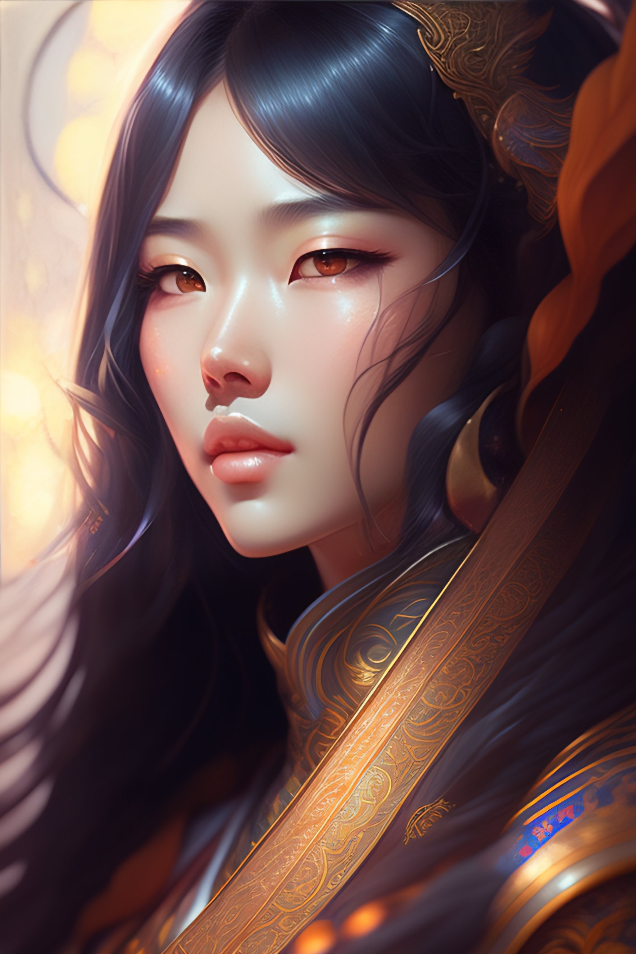 Lexica - "Ultra realistic digital portrait of a child-bearing Female ...