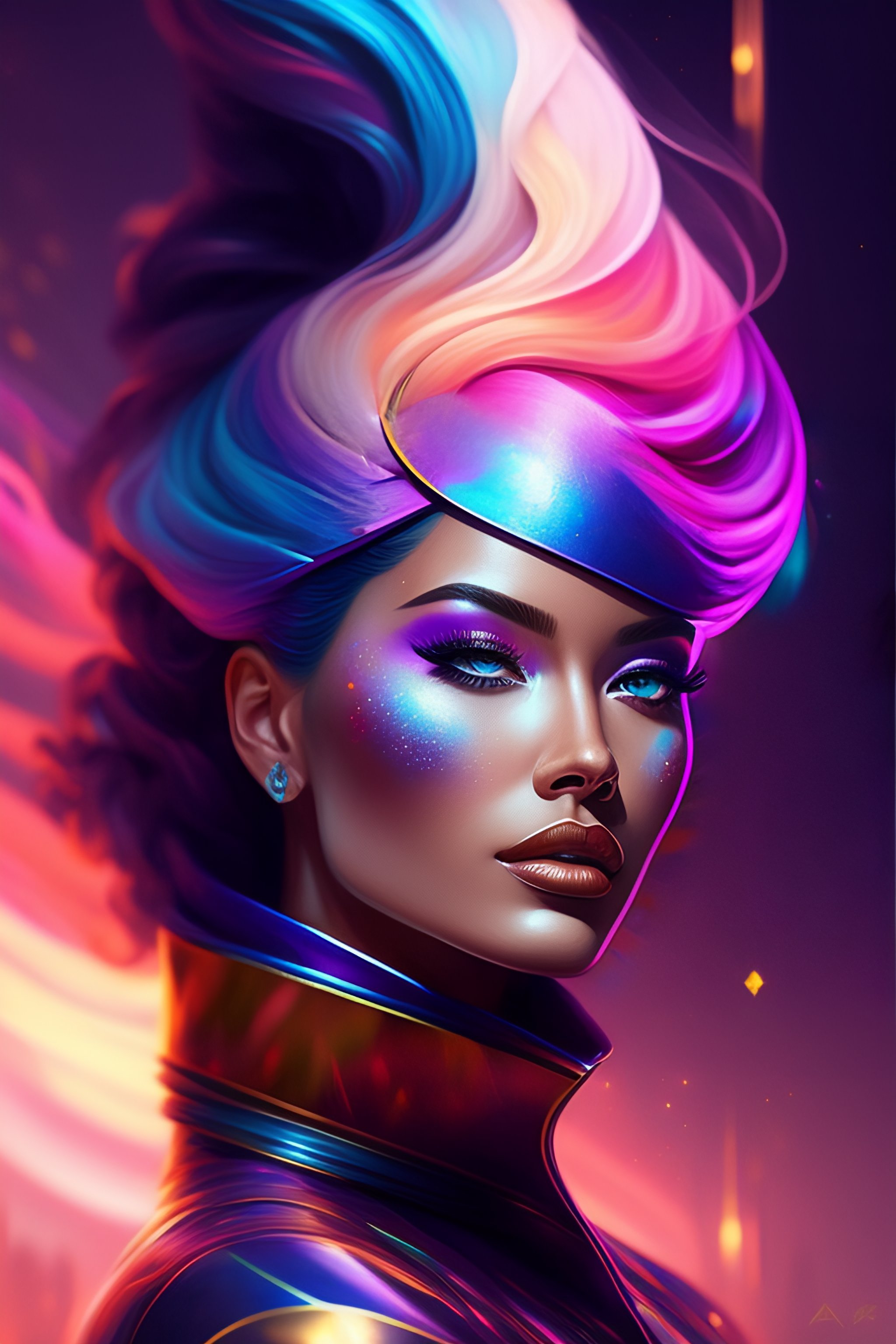 Lexica - Abstract graffiti tag brush. renaissance aesthetic, Star trek ...