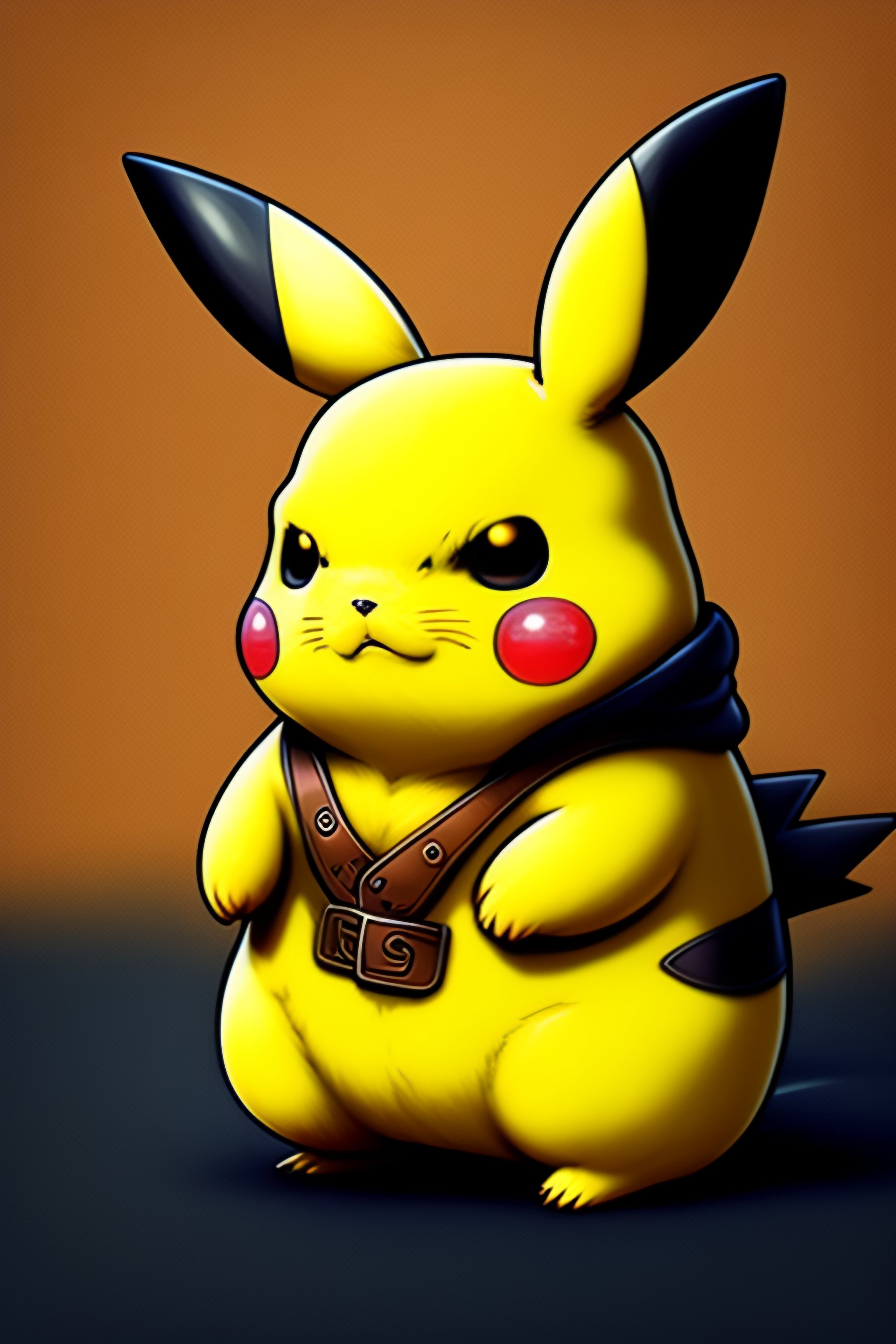 Lexica - Pikachu in the art style of Van Gogh