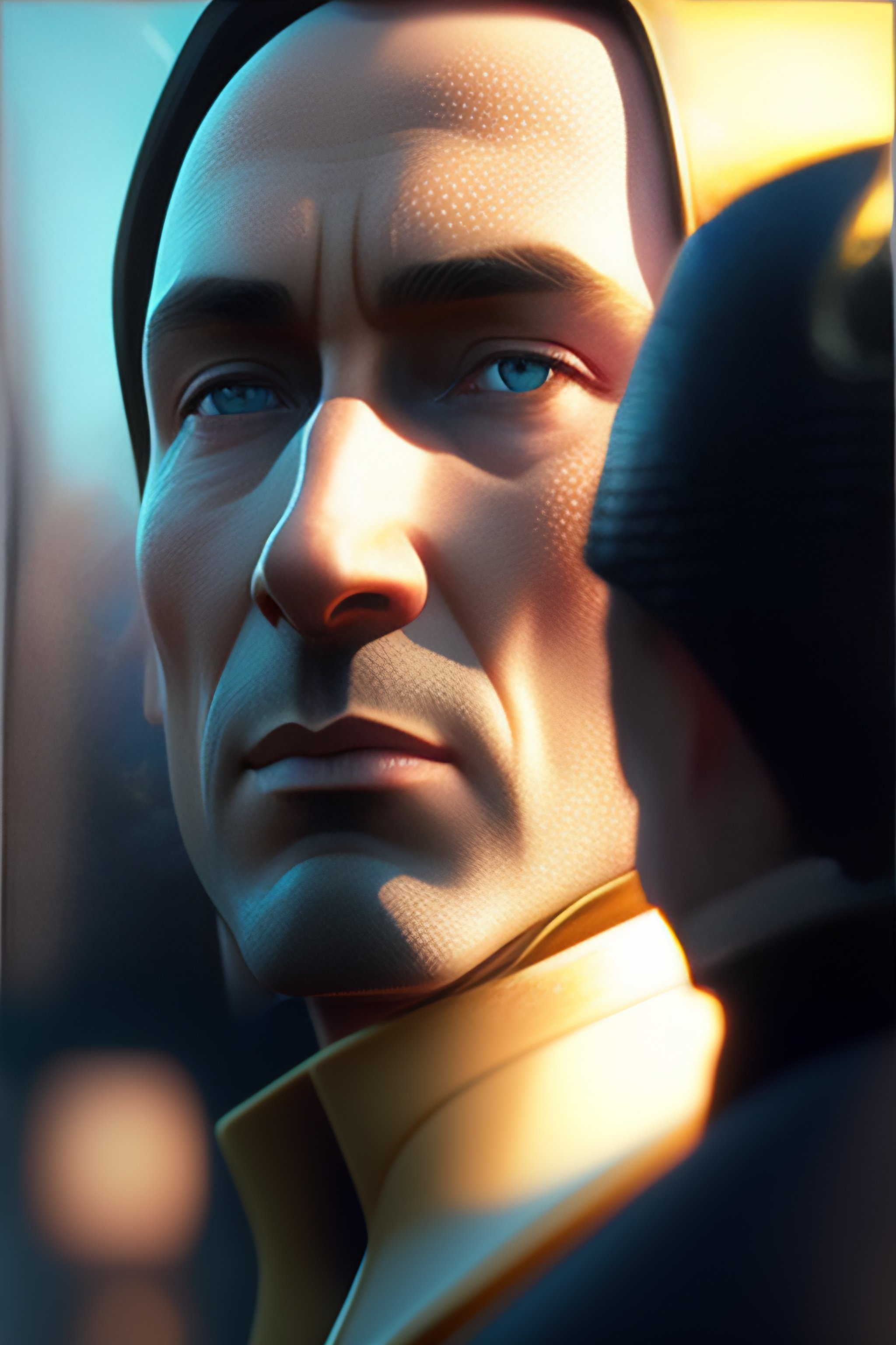 Lexica - Movie still macro close photo of Putin, by weta disney pixar ...