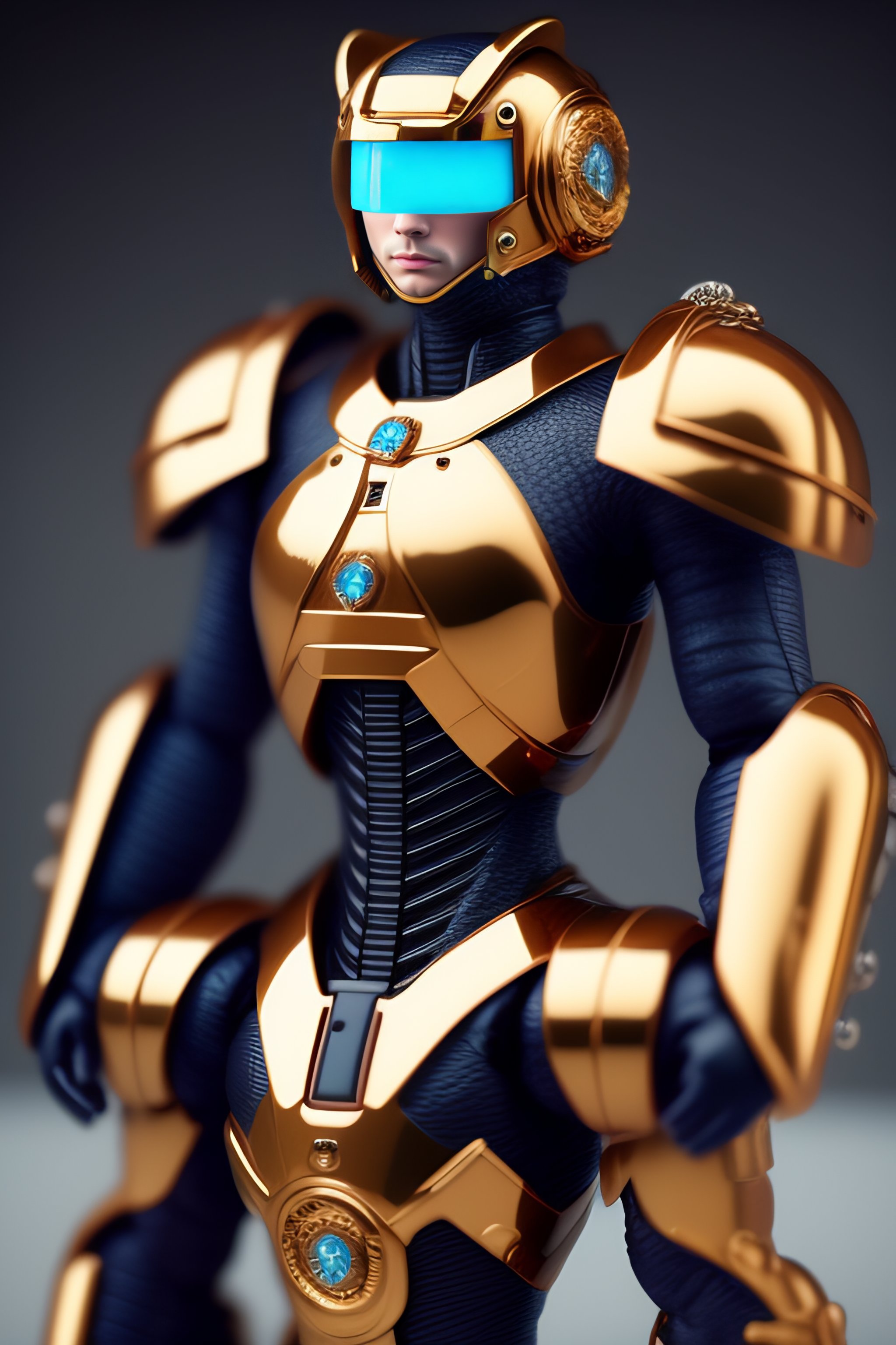 Lexica - Humanoid android with leather skin