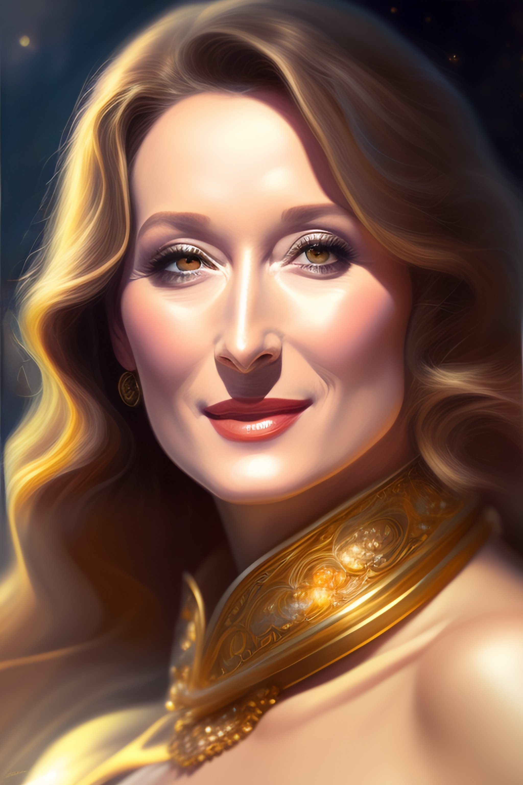 Lexica - Meryl Streep Beautiful portrait of a gorgeous Princess ...