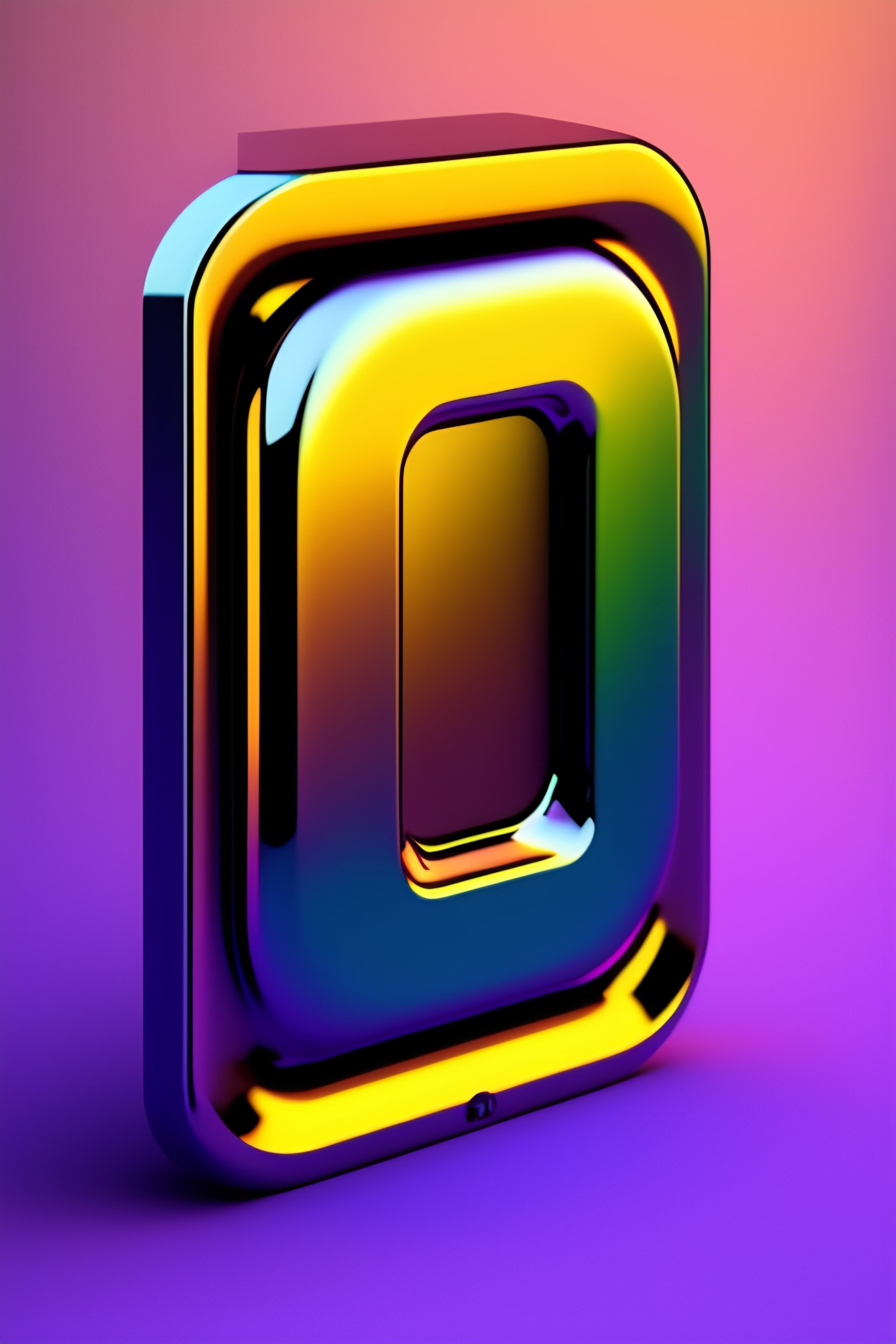 Lexica - 3d icon render of a wax tablet, isolated over a white ...