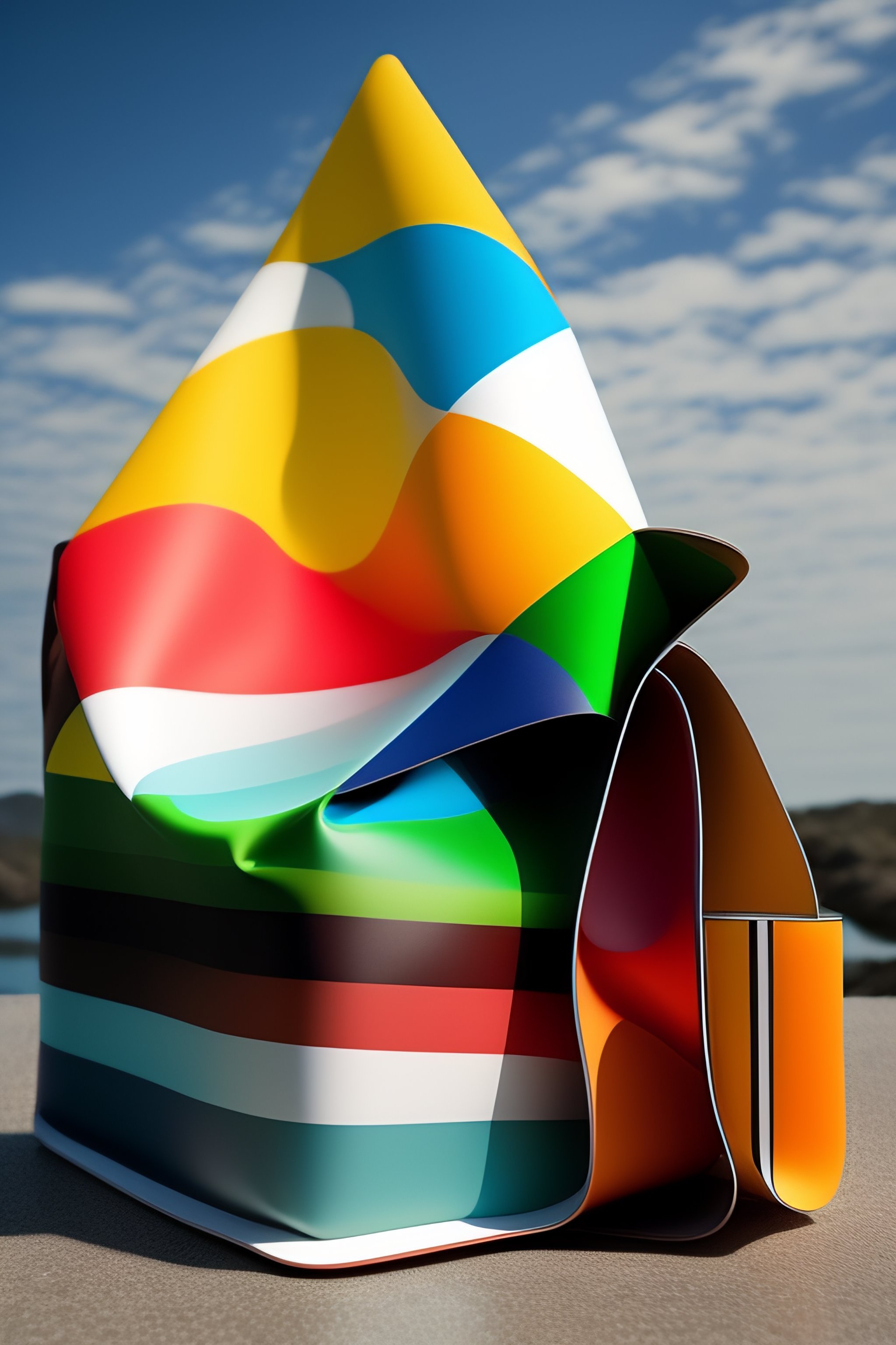 Lexica - Design me a paper backpack made by a collaboration between ...