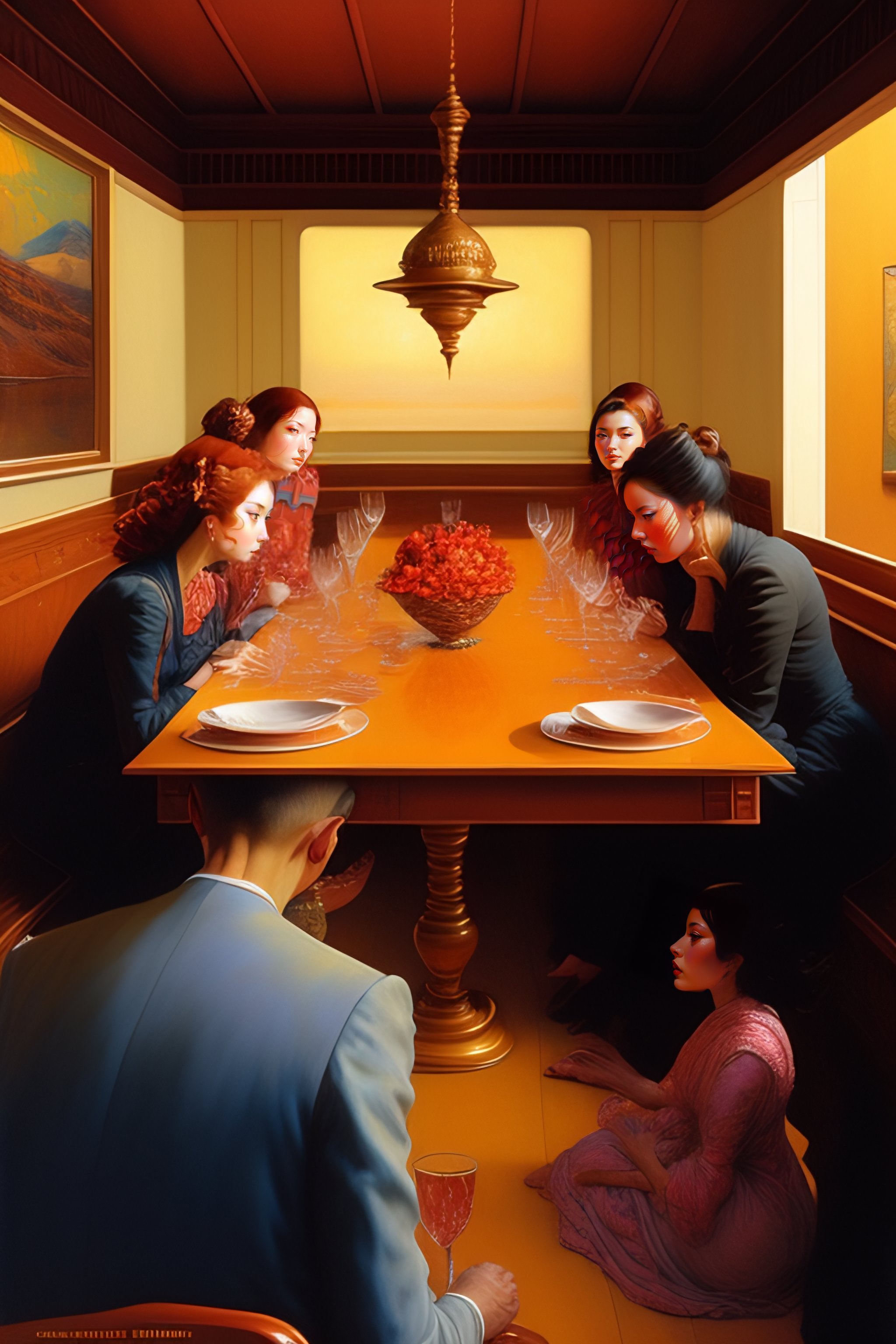 Lexica - Realistic detailed image of a renaissance scene in the style ...