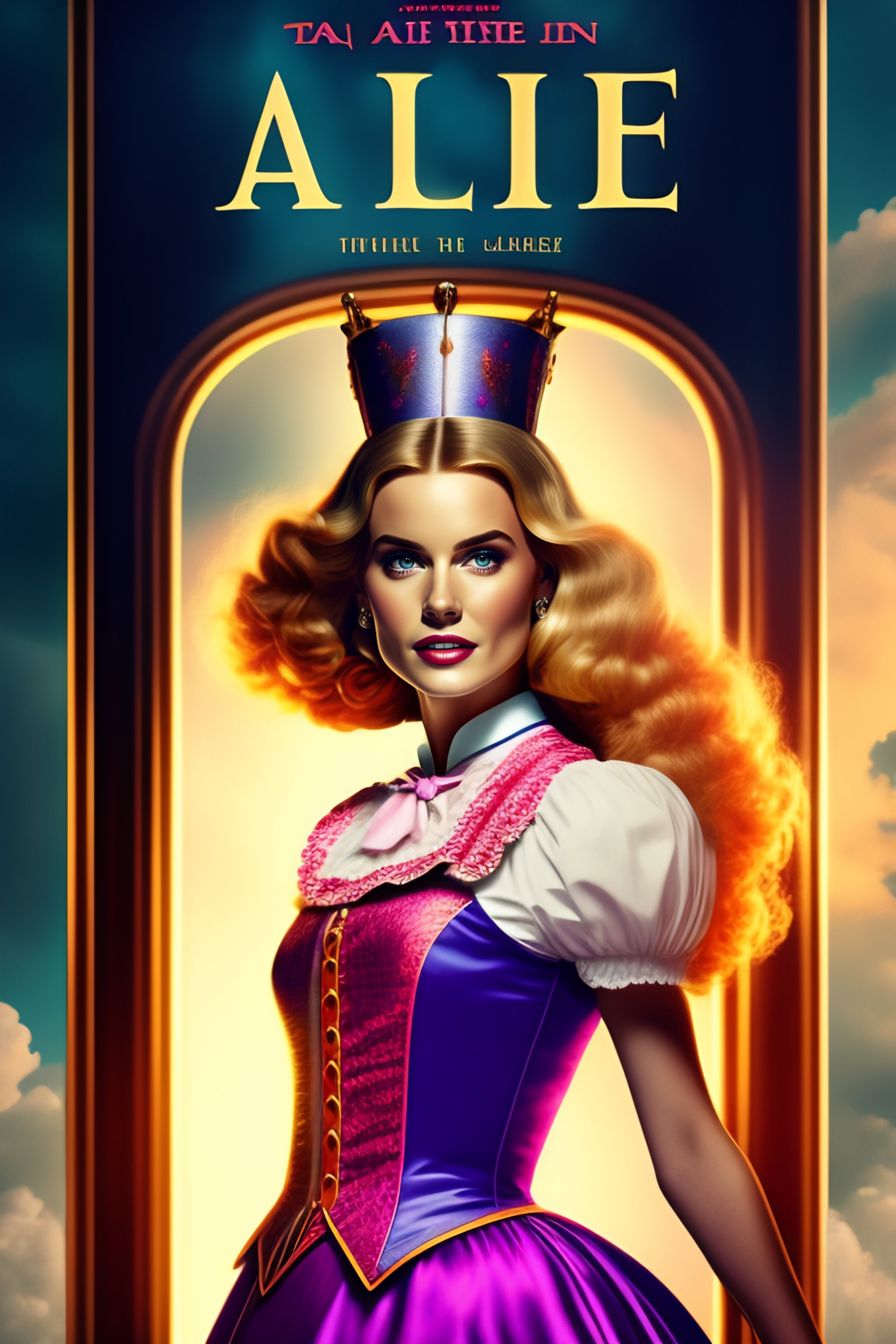 Lexica - Alice in the wonderland movie poster, Tarantino style, ultra ...