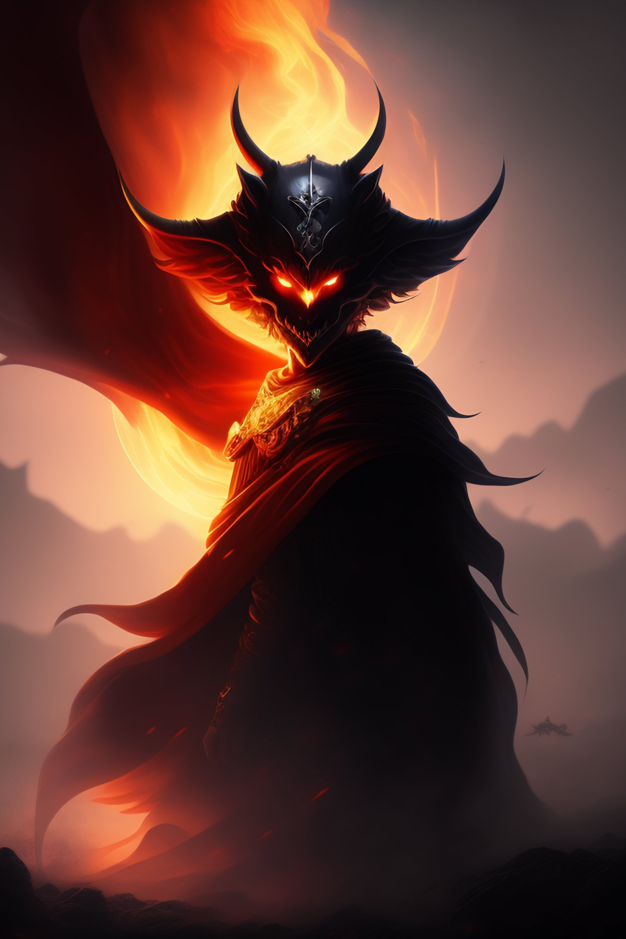 Lexica - Scary shadow demon