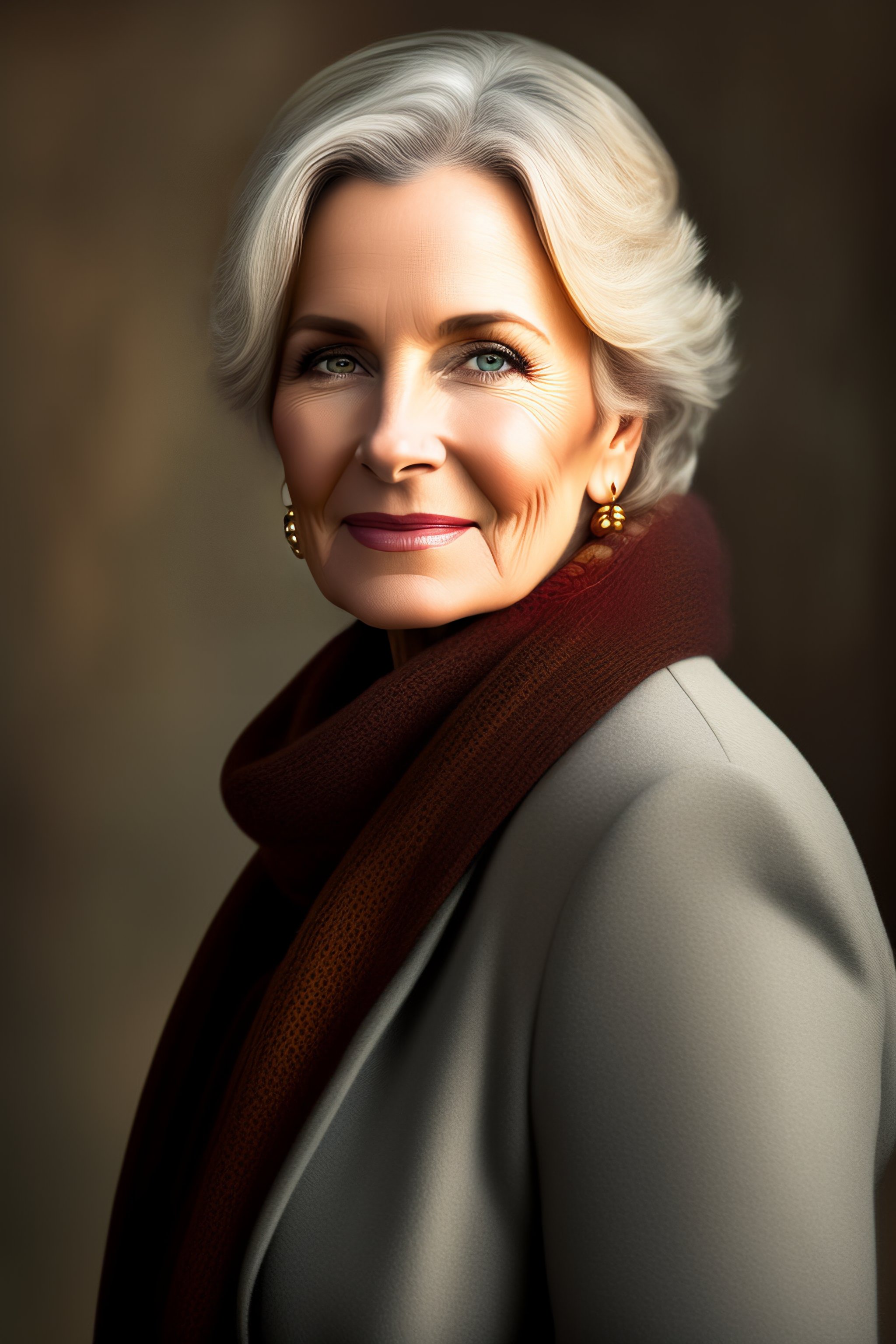 Lexica - Photograph, portrait of middle-aged woman, realistic, natural ...