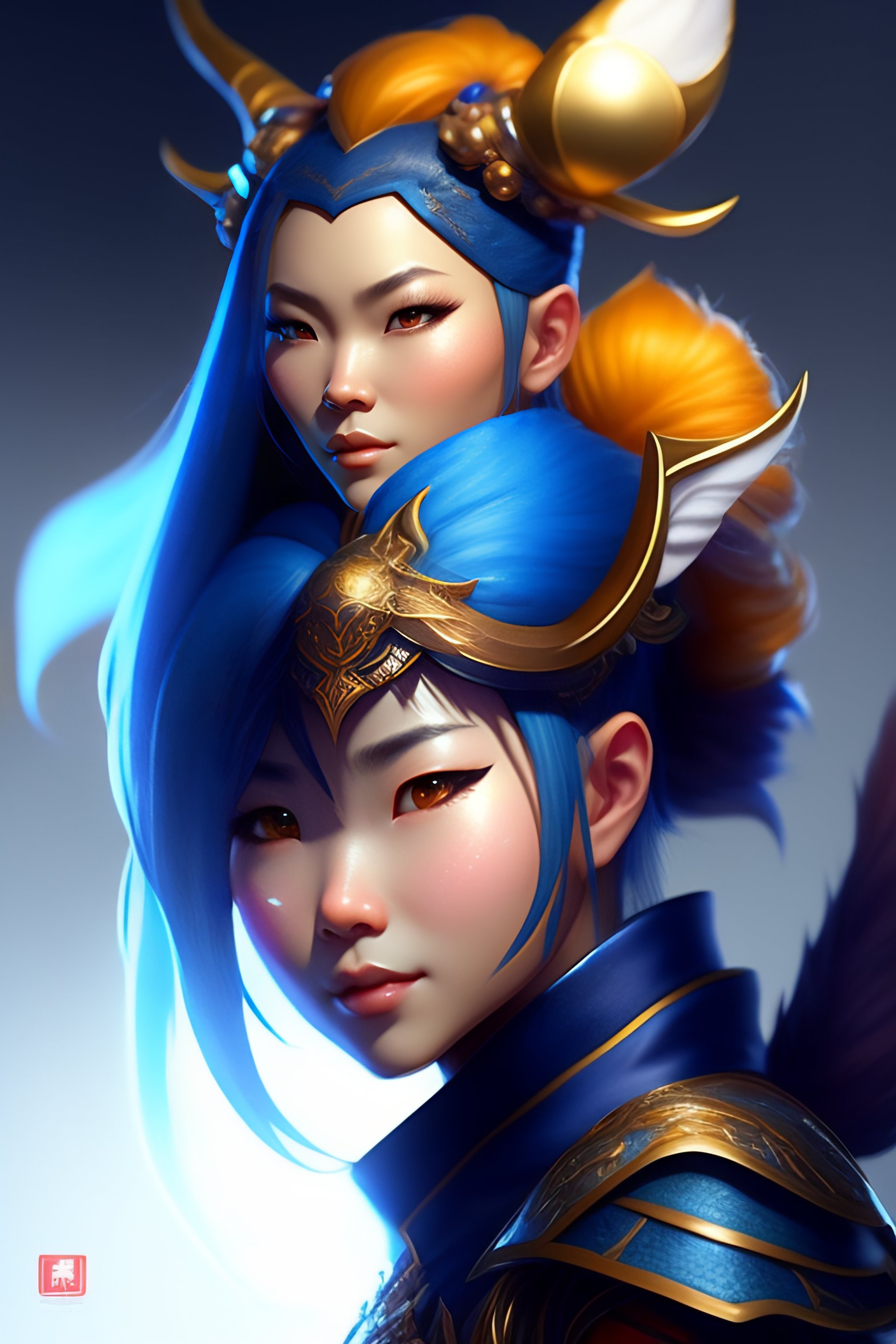 Lexica - Gan Yu is a playable Cryo character in Genshin Impact , girl ...