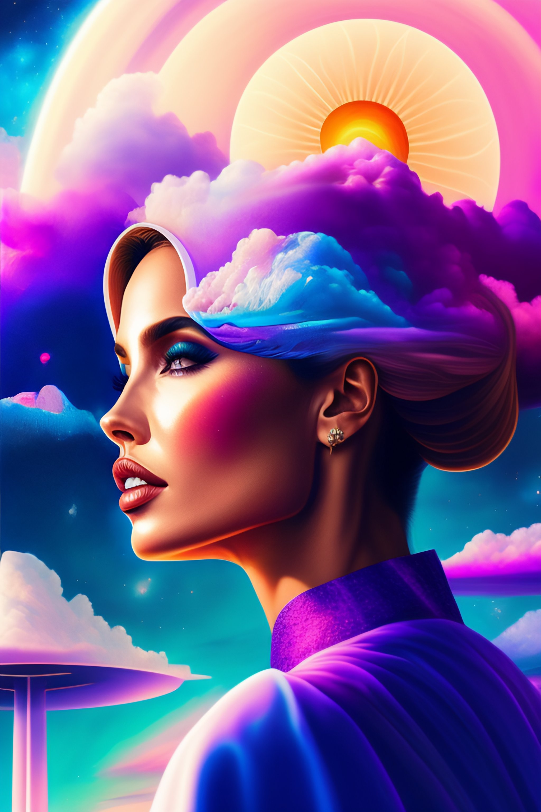 Lexica - Your thoughts become your reality cloud, sky, and sun in the ...