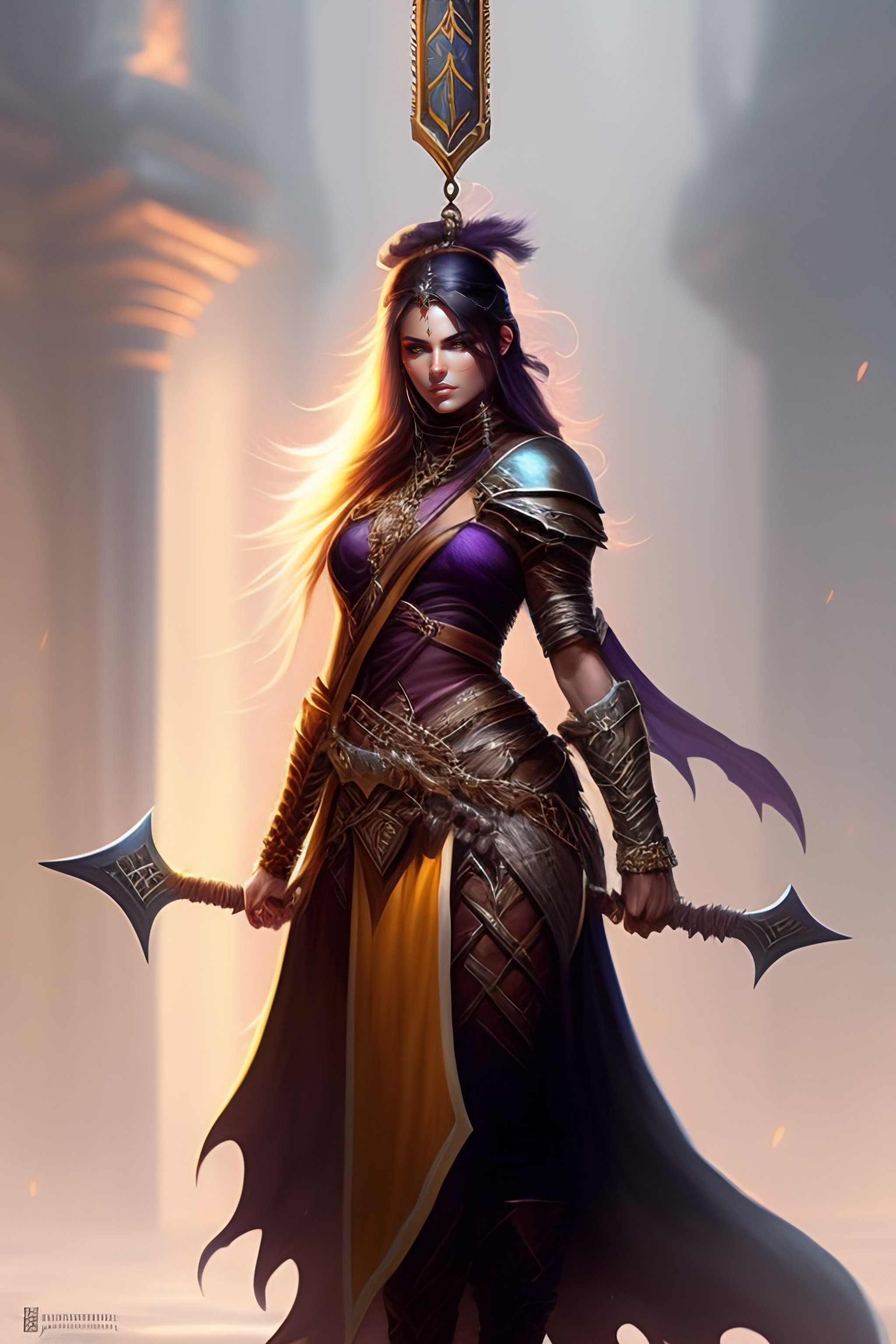 Lexica - Dnd weapon on a light background, dark heavy flail and ...