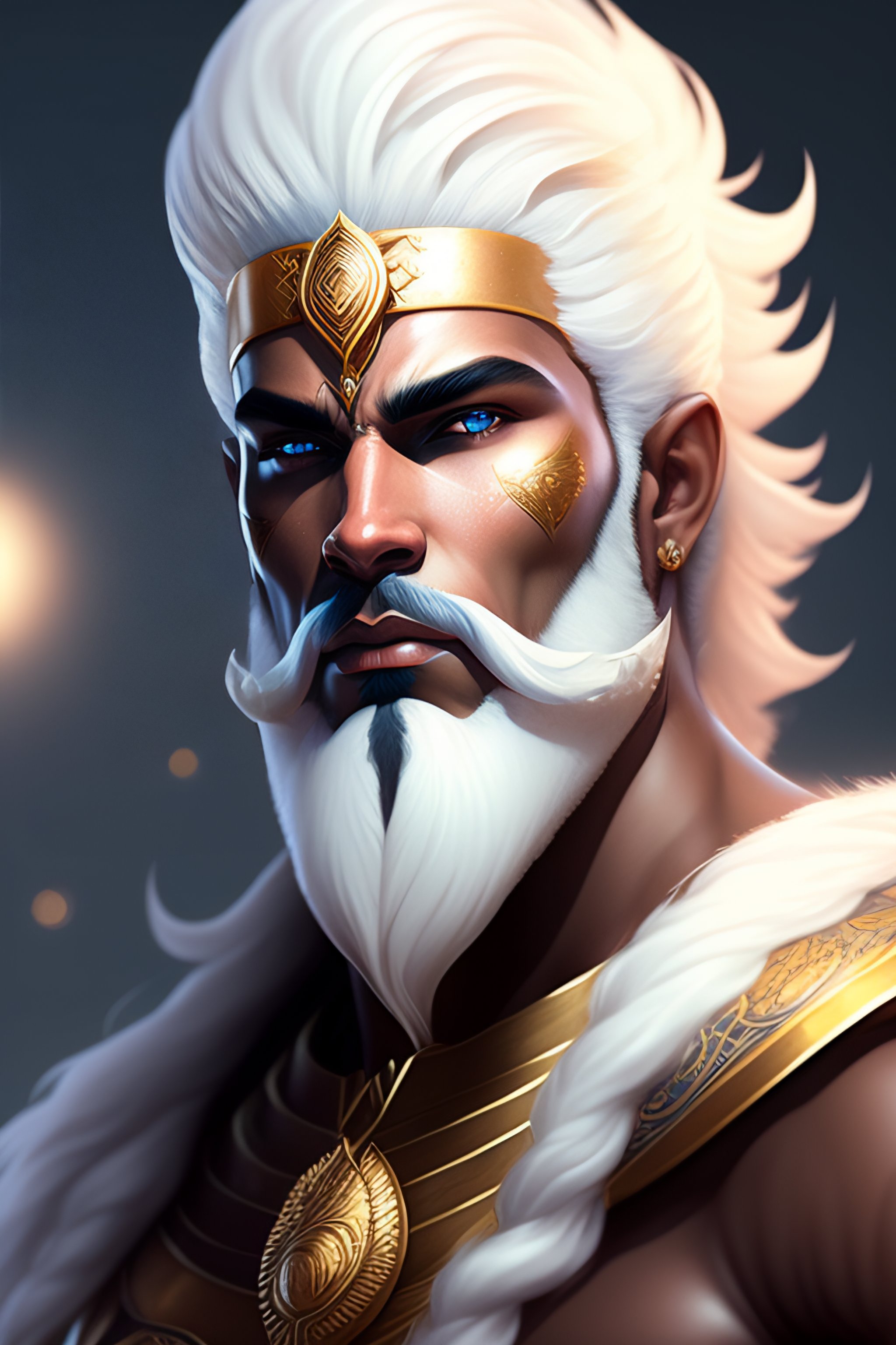 Lexica - Apollo humanoid god of the sun, highly detailed, full white ...