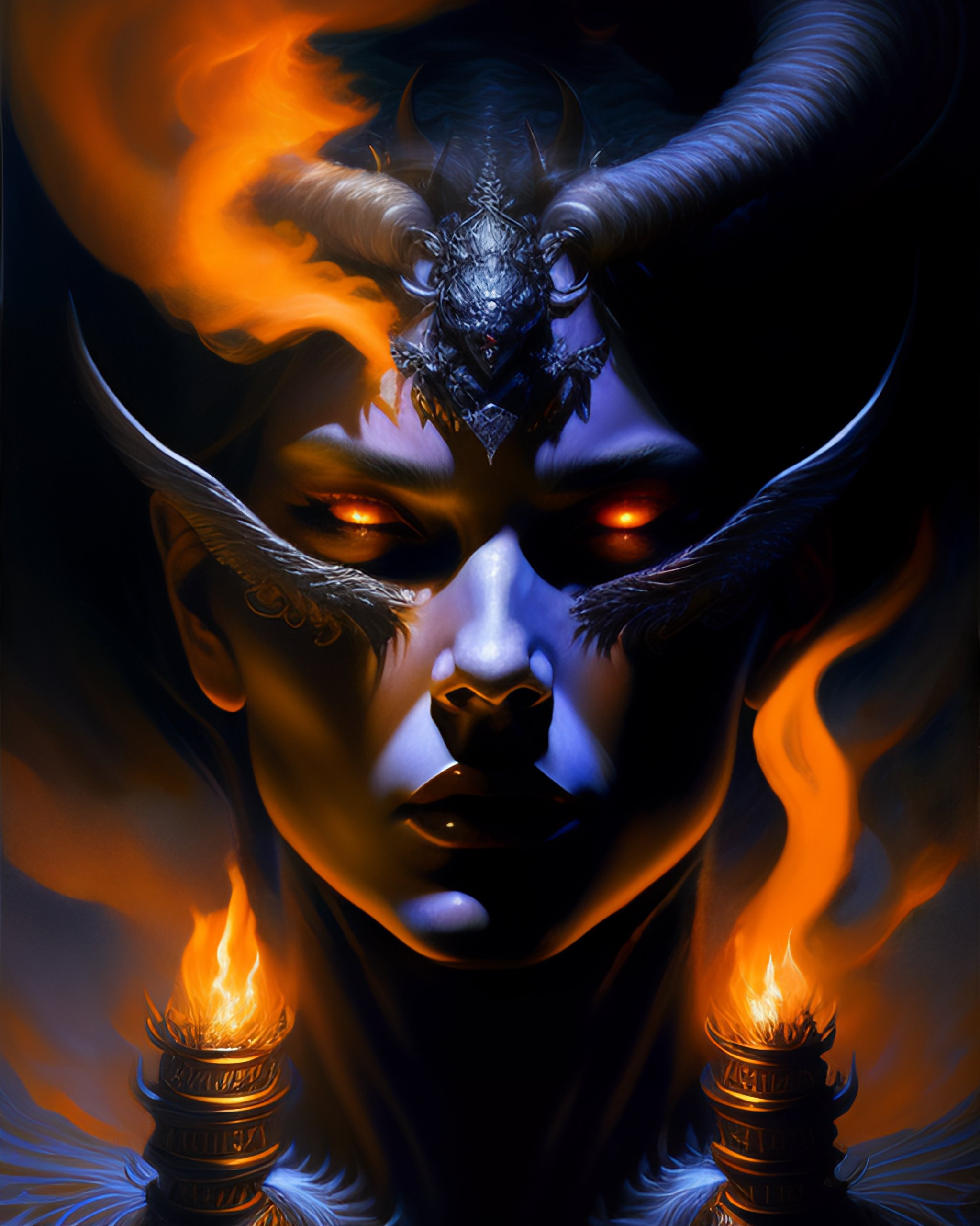 Lexica - A demon made of wisps of smoke ready to tear into your soul ...