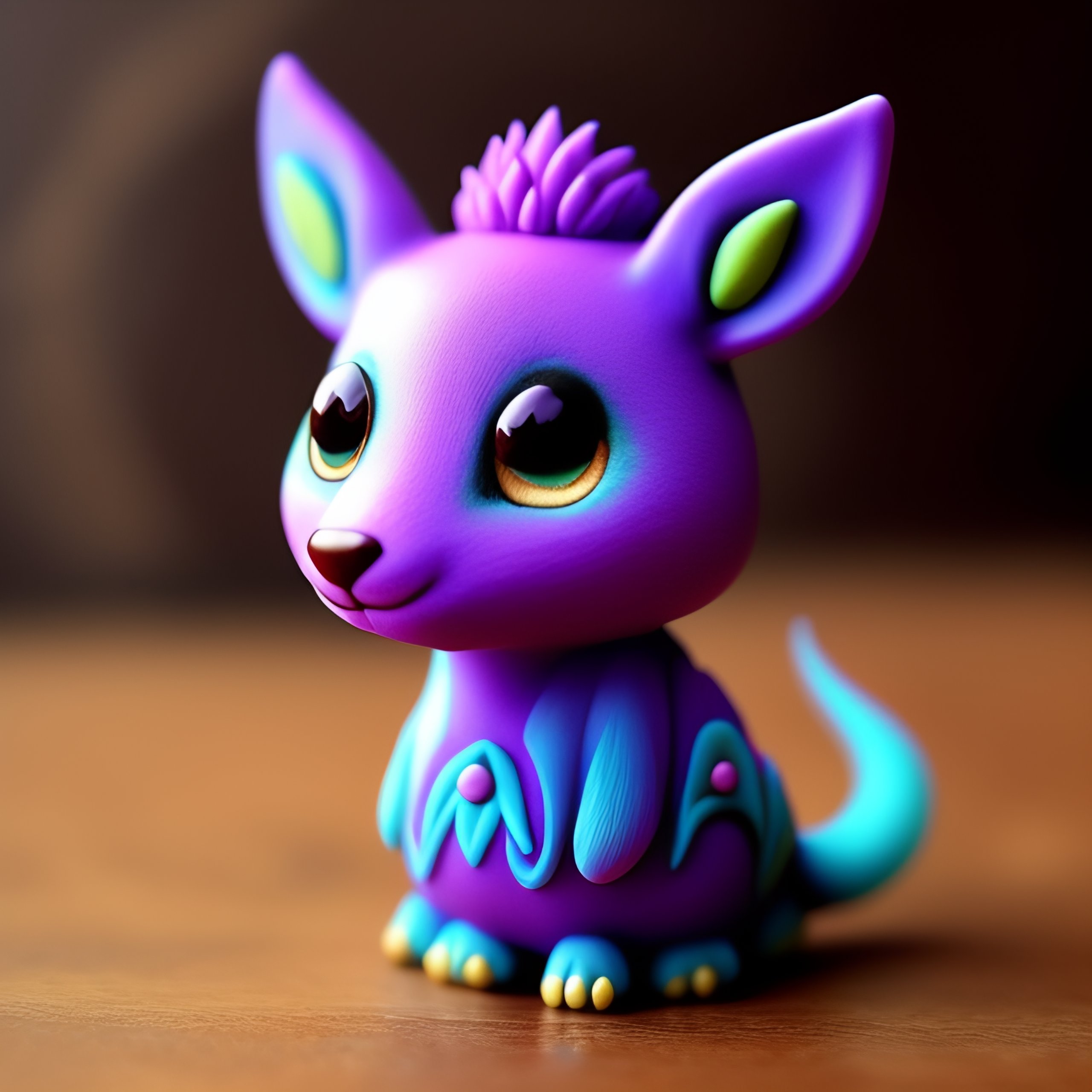 Lexica - Polymer clay fantasy creature cute