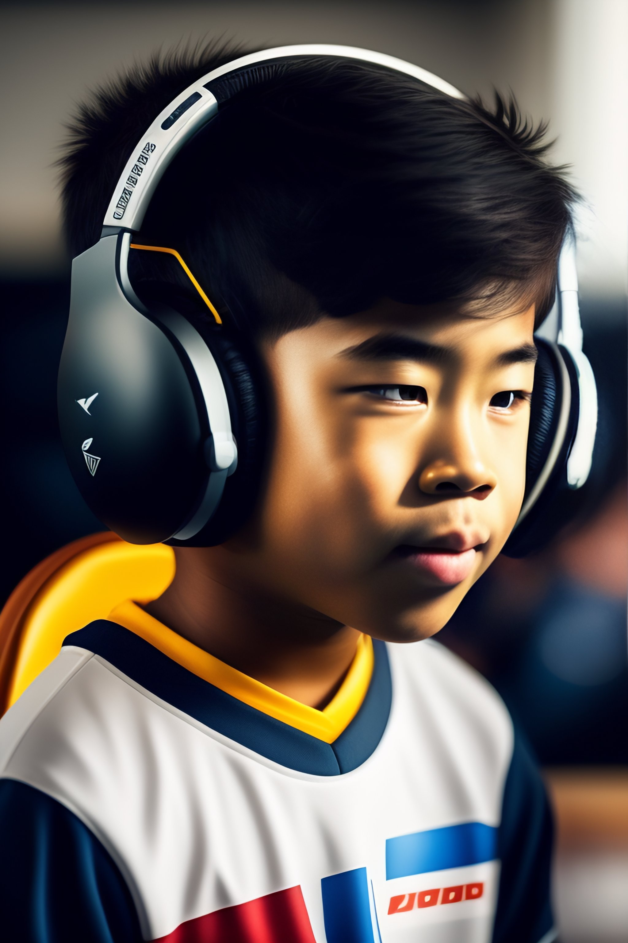 Lexica - Play station gamer boy that looks like potato with headset