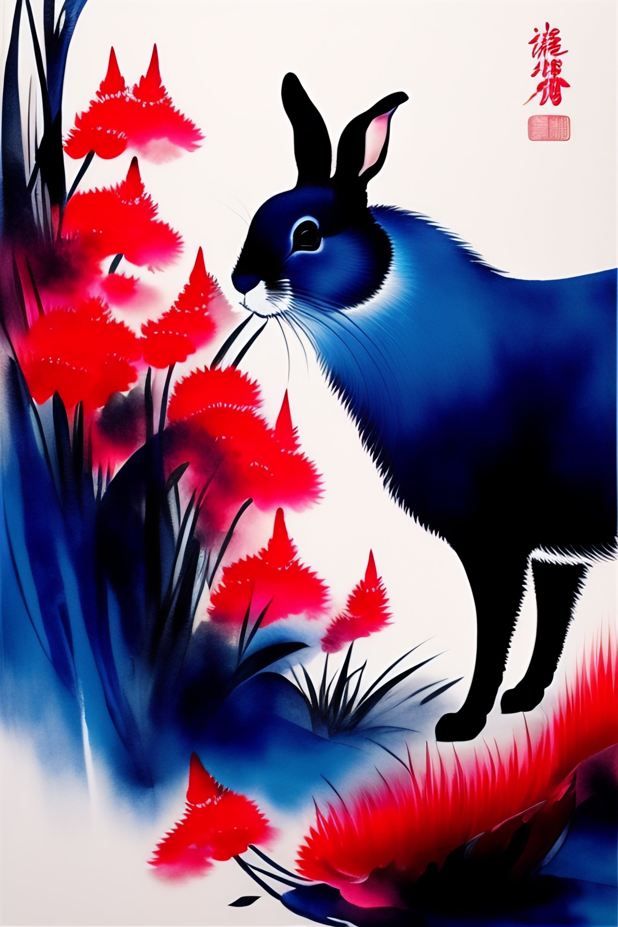 Lexica - Traditional Chinese ink painting for Chinese New Year wowed ...