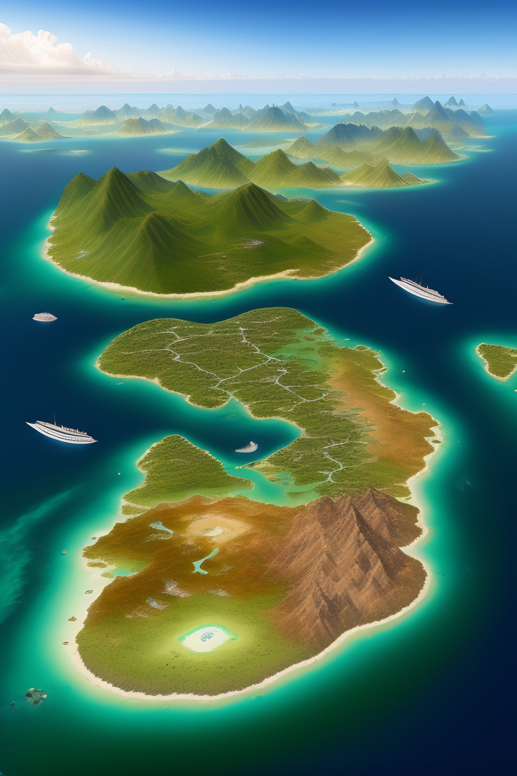 Lexica - Realistic Fantasy map