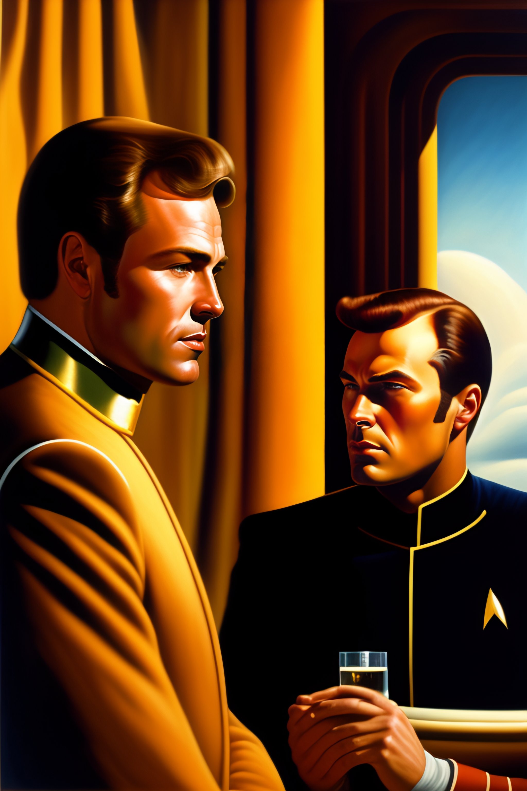 Lexica - James Kirk, Captian, Star trek, TOS, grant wood, pj crook ...