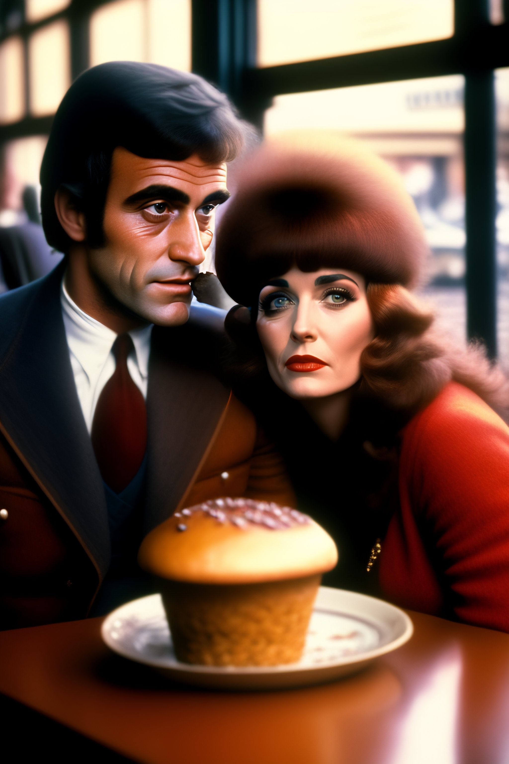 Lexica - 70'S VINTAGE PHOTO OF A DEFORMED DISABLED COUPLE SITTING IN A ...