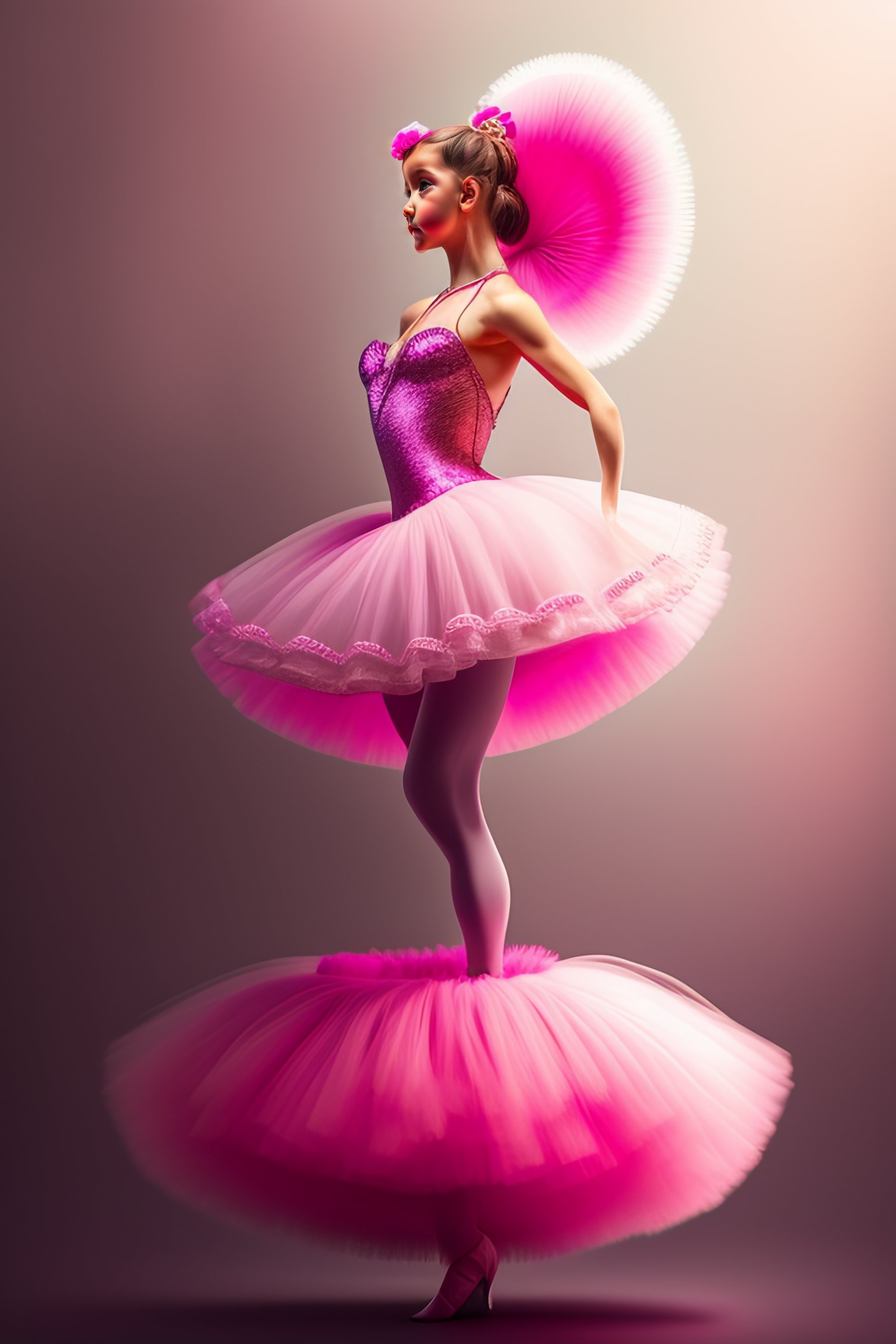 Lexica - Award-winning photo of a beautiful flamingo ballerina, pink ...