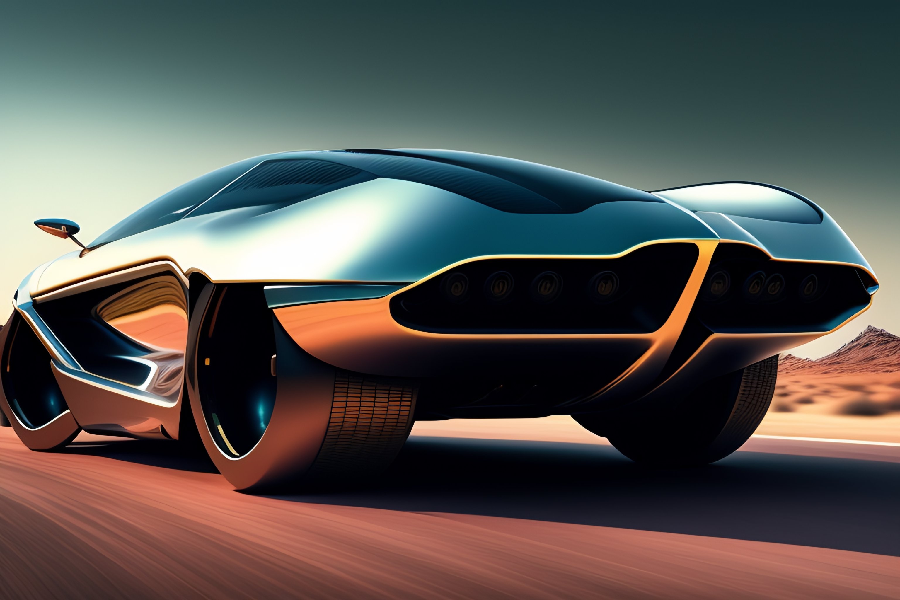 Lexica - Neo - futuristic car, cybernetics, neo - futuristic cybernetics