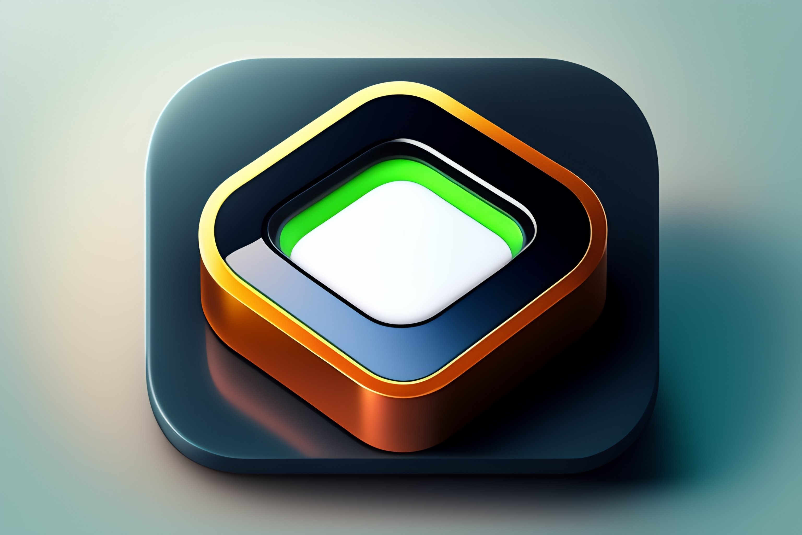 Lexica - Square, Ios app icon design, skeuomorphic, dwarf