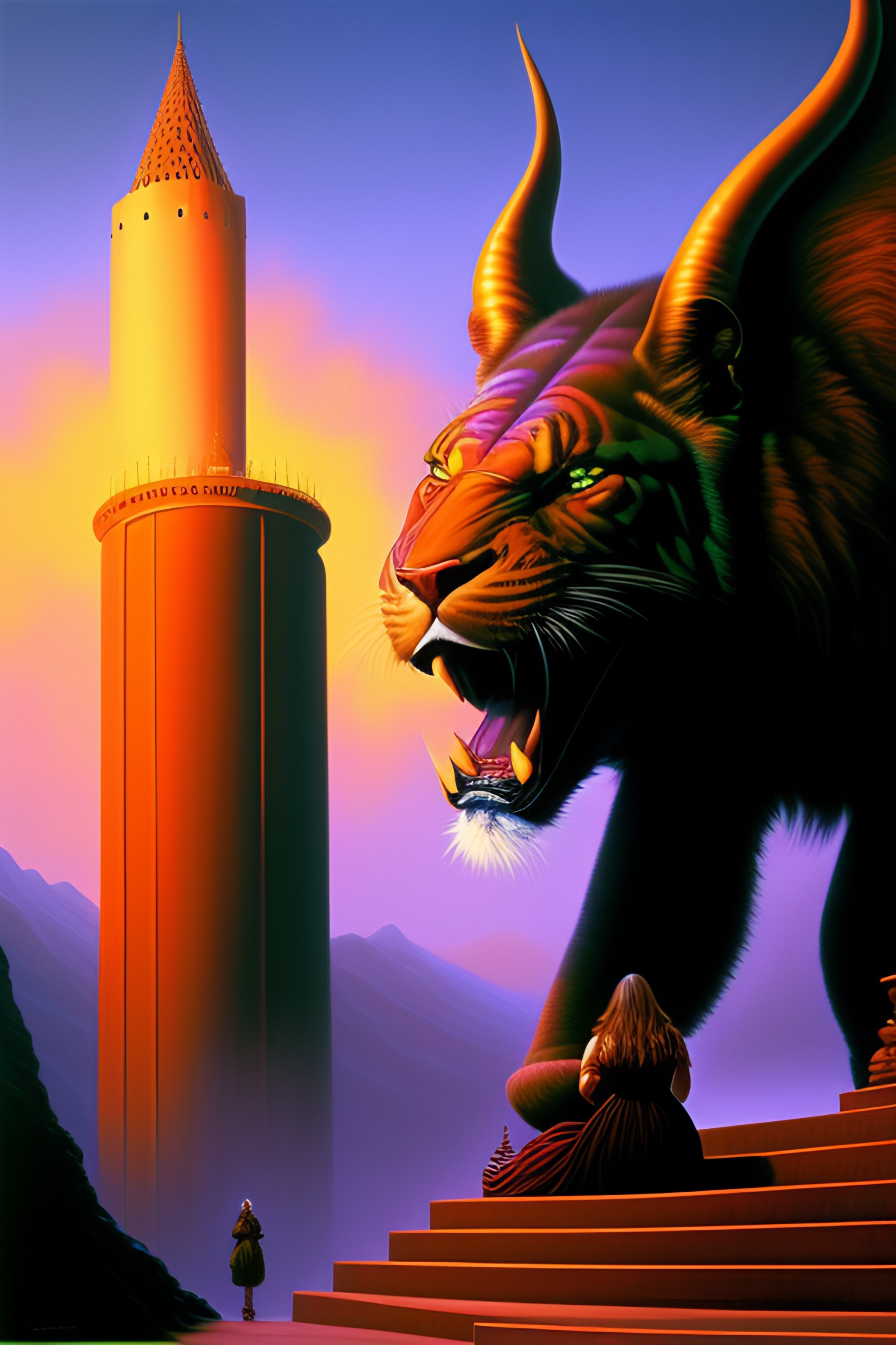 Lexica - A high quality high detail 1980 oil painting of an epic scene ...
