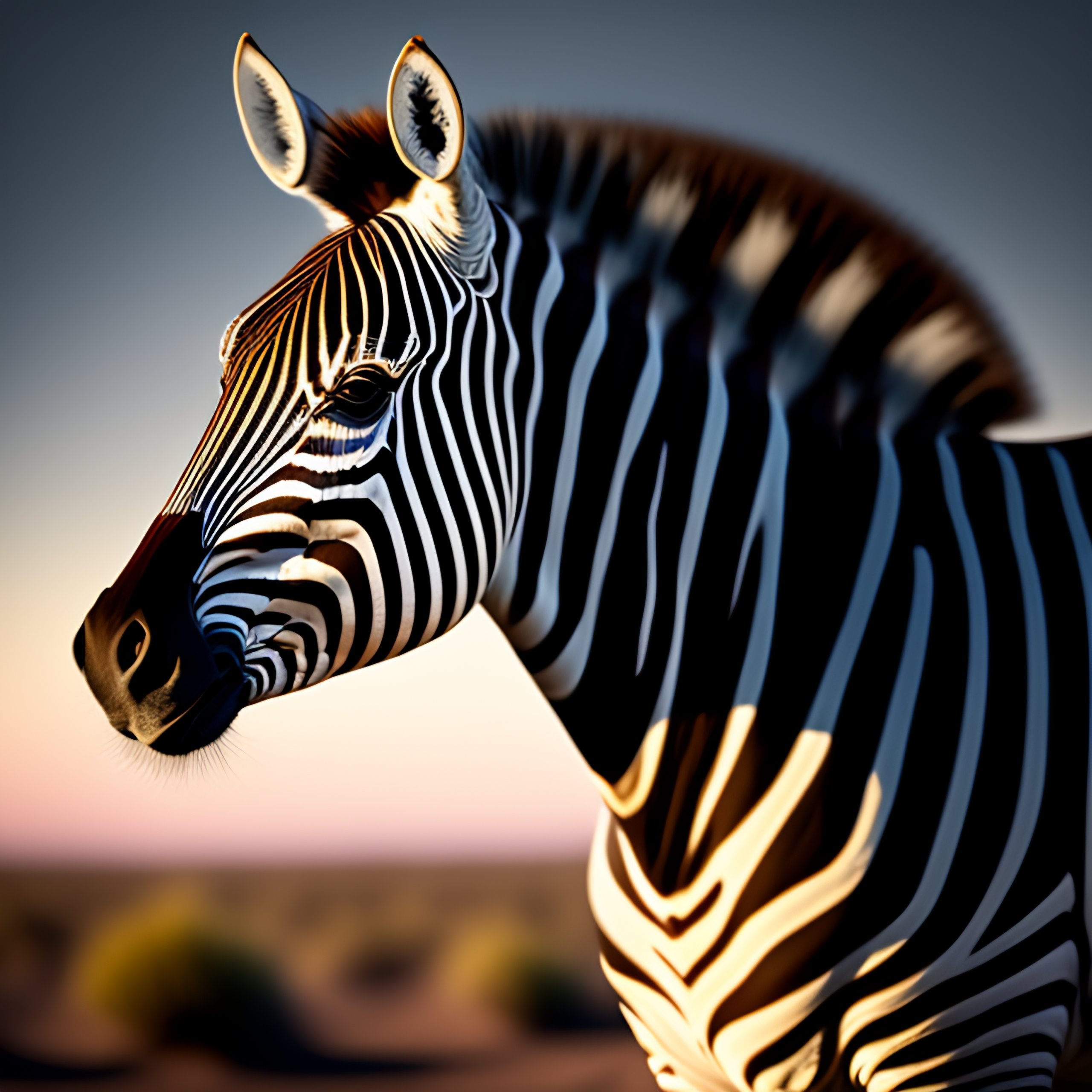 Lexica - Zebra , Knolling, Highly detailed, Depth, parts, Lumen render, 8k'