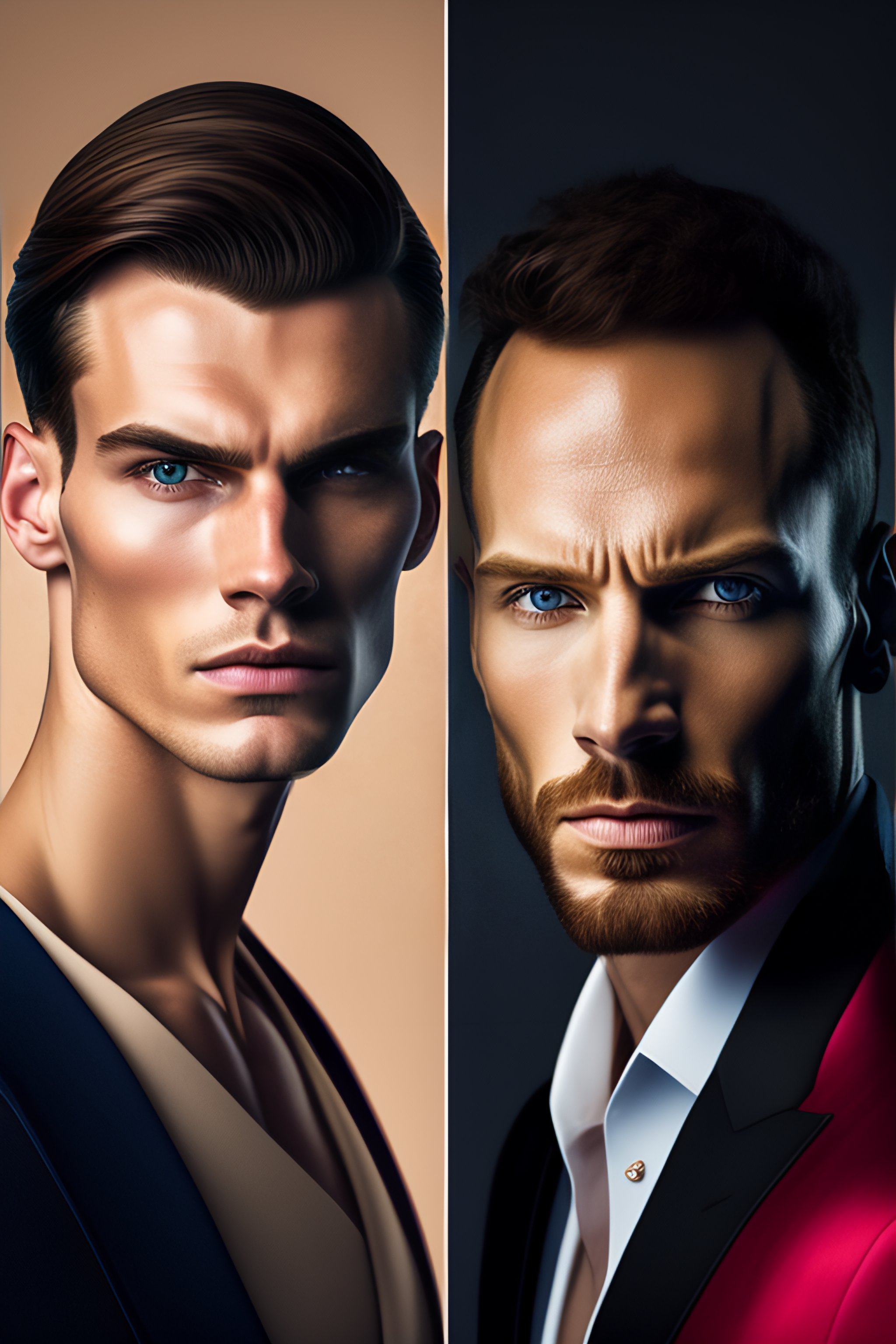 Lexica - Beautiful studio photograph of colorful portrait photography ...