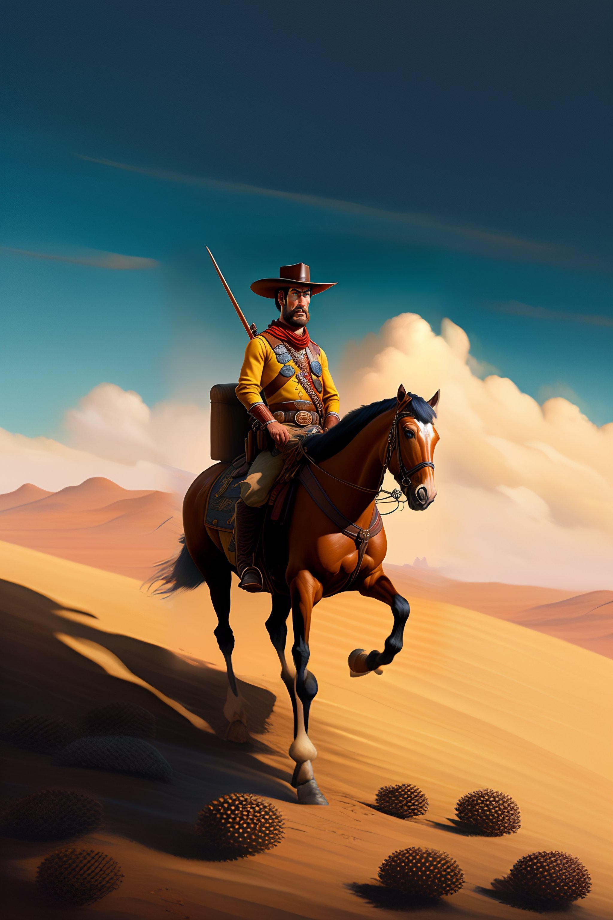 Lexica - Woody from Toy Story on a The Good, the Bad, The Ugly movie ...