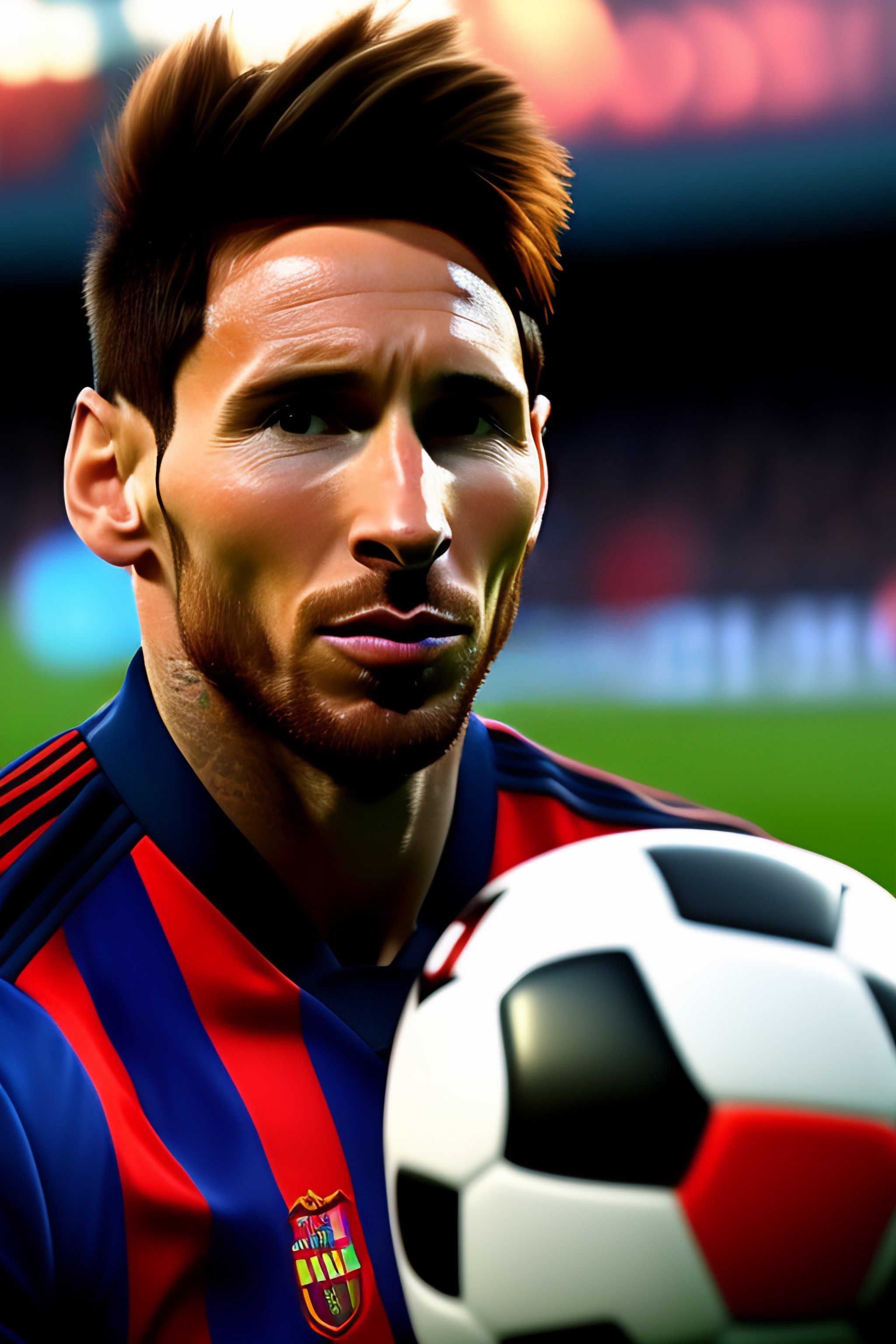 Lexica - Baby lionel messi cinematic