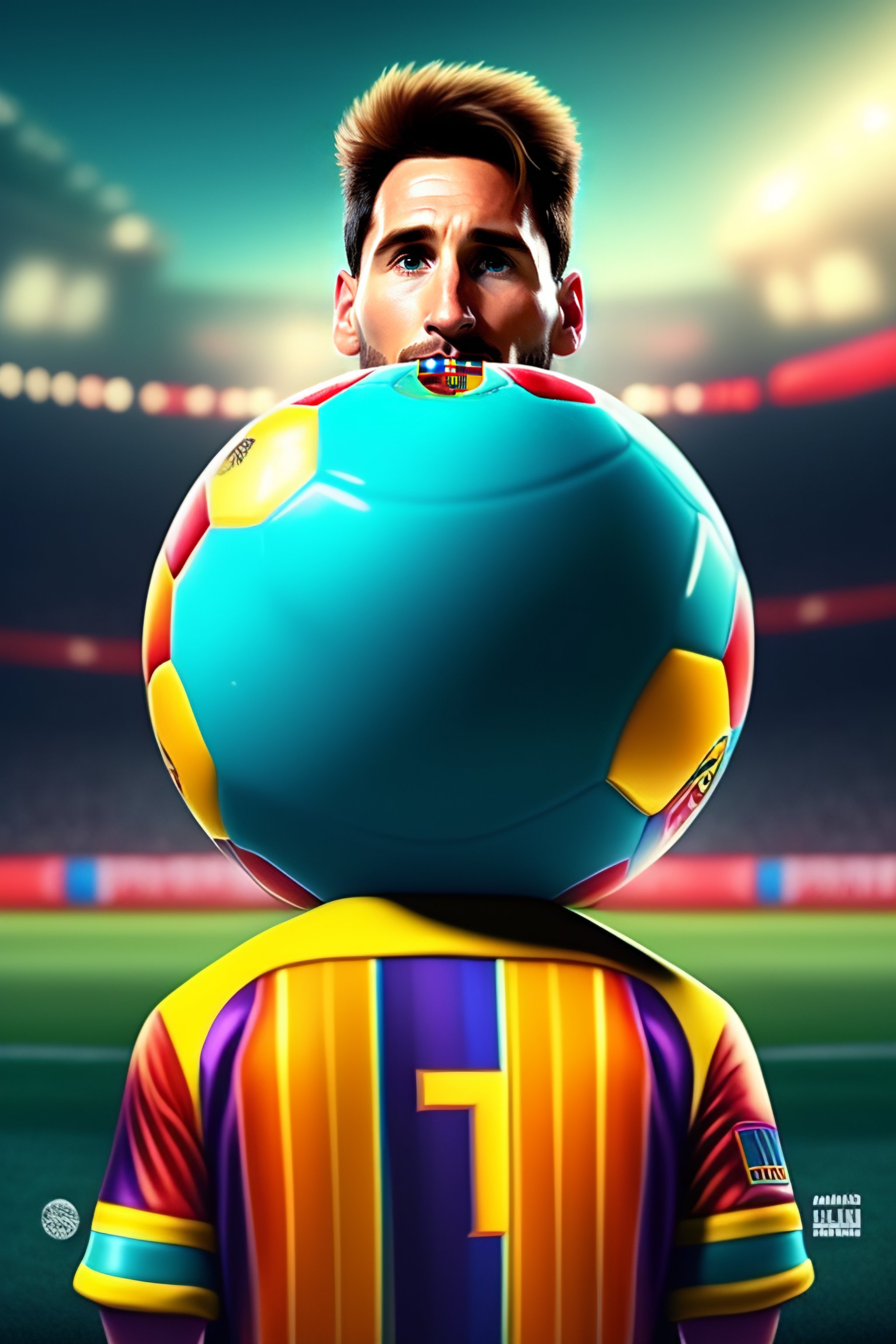 Lexica - Messi goes disney pixar